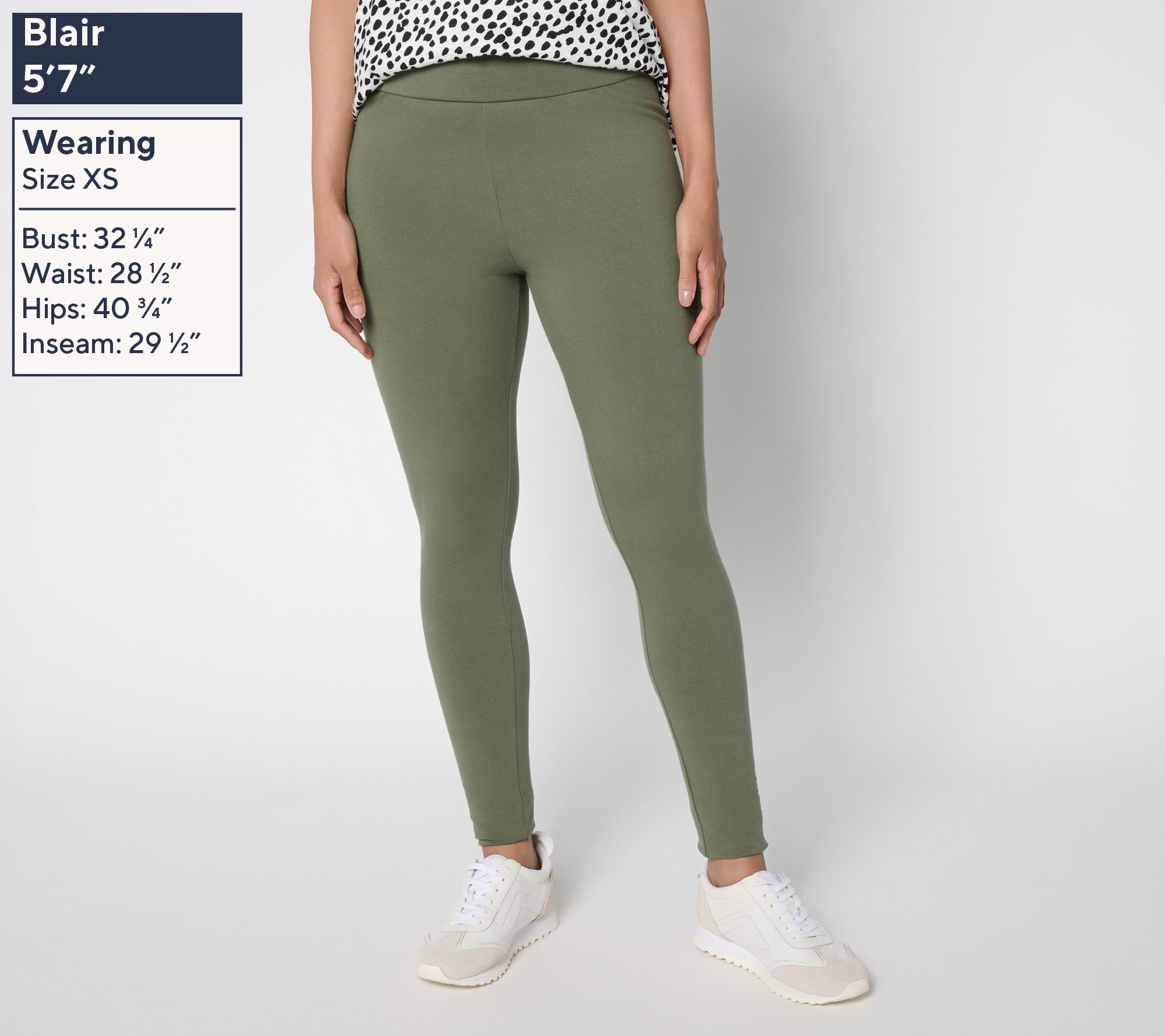 LOGO Layers by Lori Goldstein Full Length Pull On Legging - QVC.com