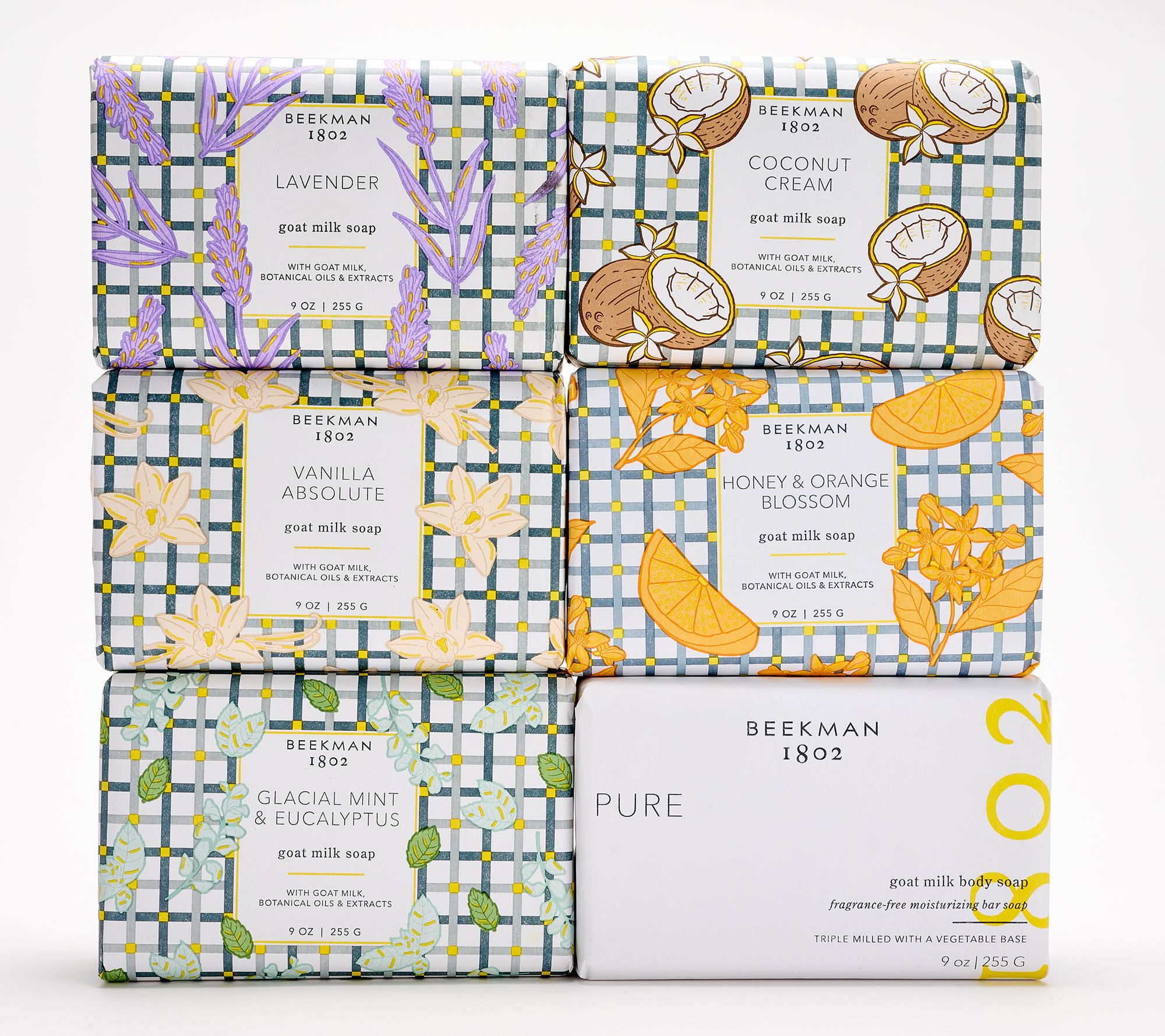 Beekman 1802 Goat Milk 9oz Bar Soap 6pc Collection - QVC.com