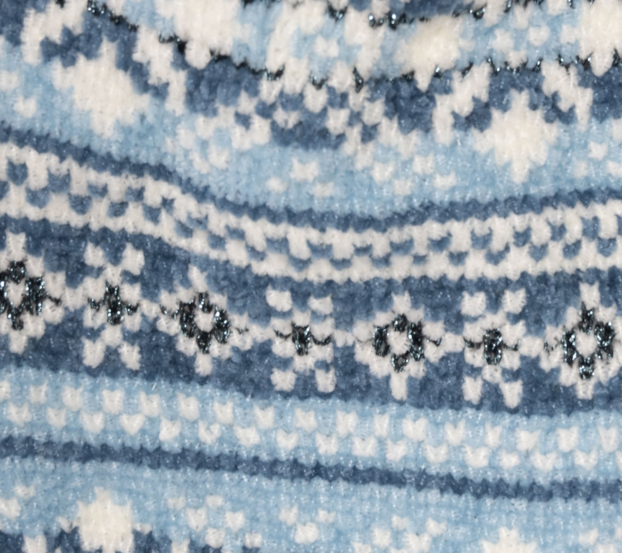 MUK LUKS Women's Oh So Cozy! Chenille Eyelash Knit Pom Beanie - QVC.com