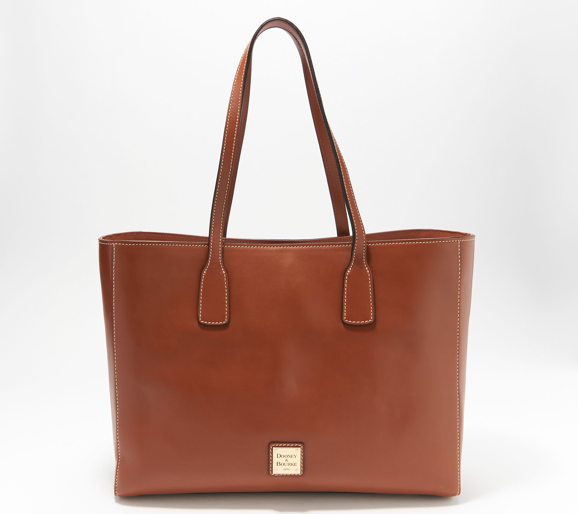 "As Is" Dooney & Bourke Smooth Leather Large Ashton Tote - QVC.com