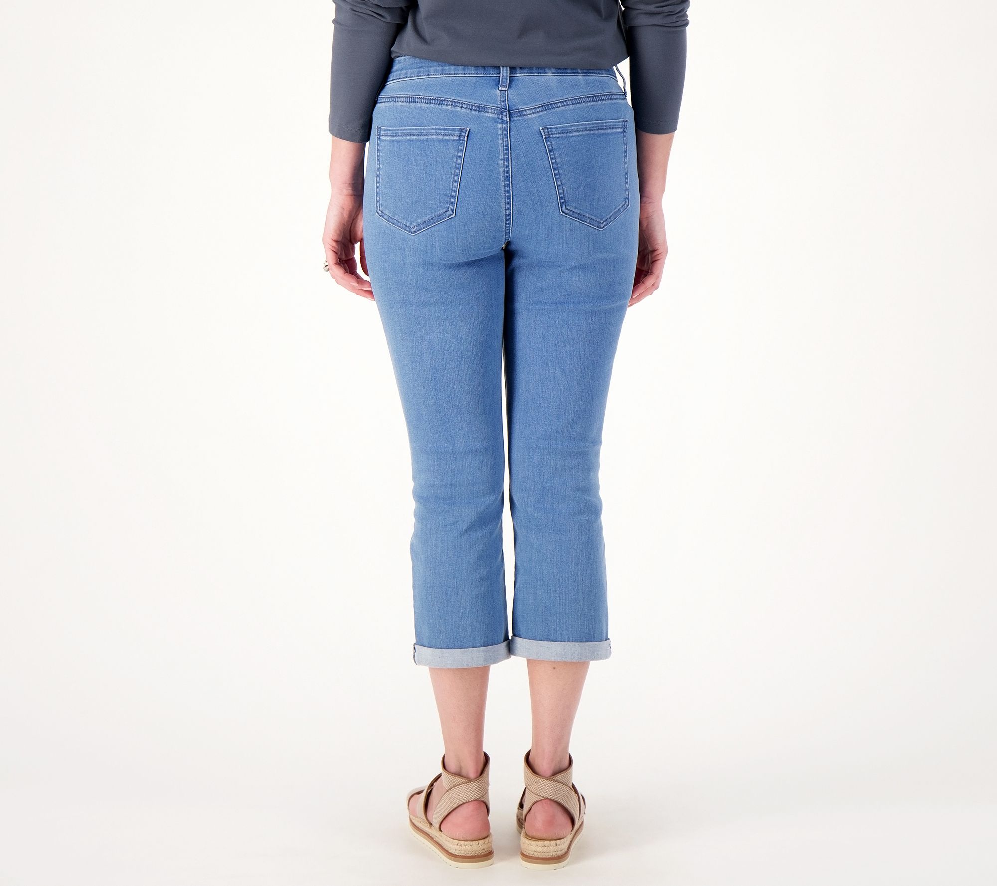 NYDJ Chloe Capri Cool Embrace- Debut - QVC.com