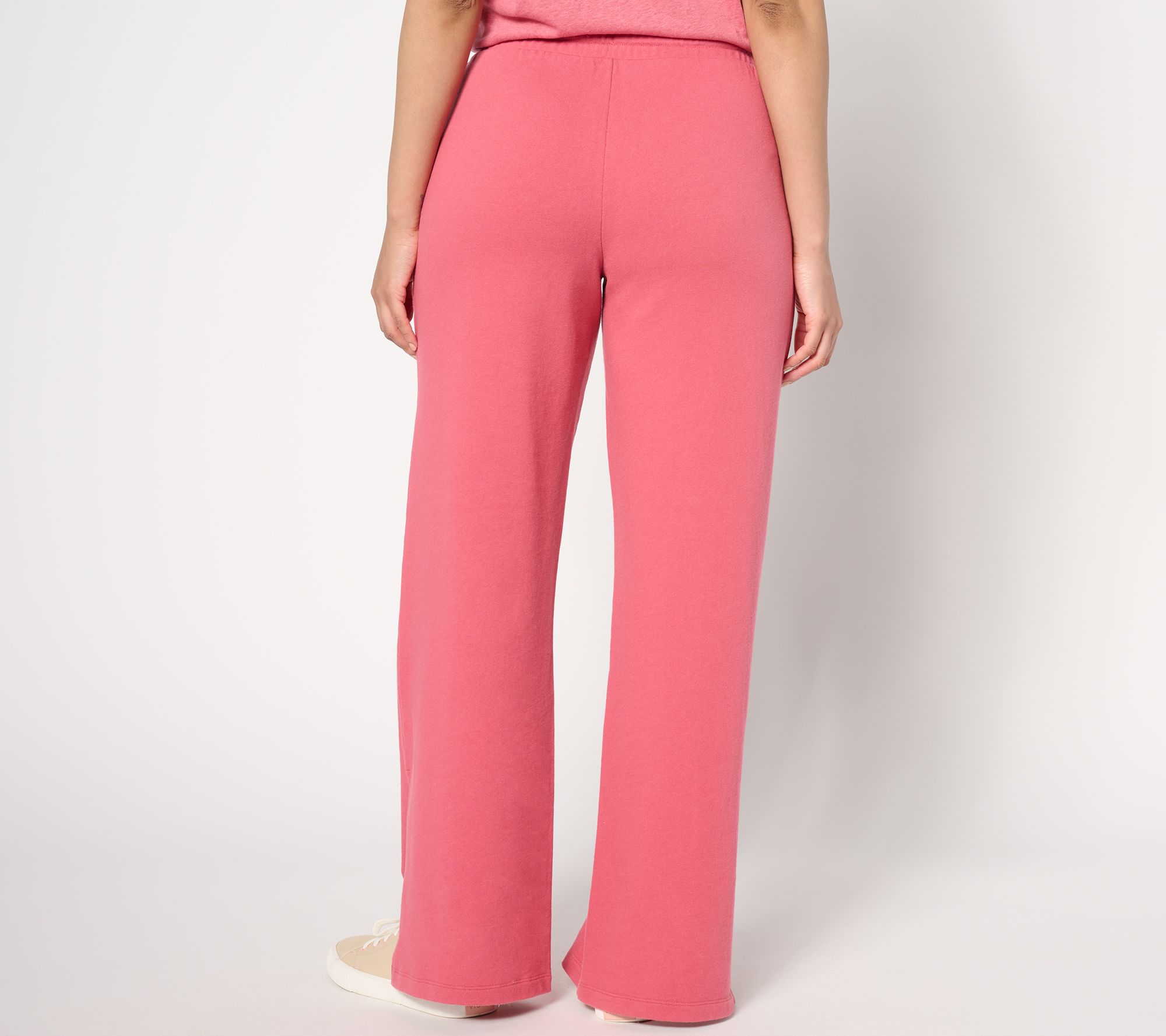 "As Is" Peace Love World Pet French Terry Side Slit Sweatpants - QVC.com