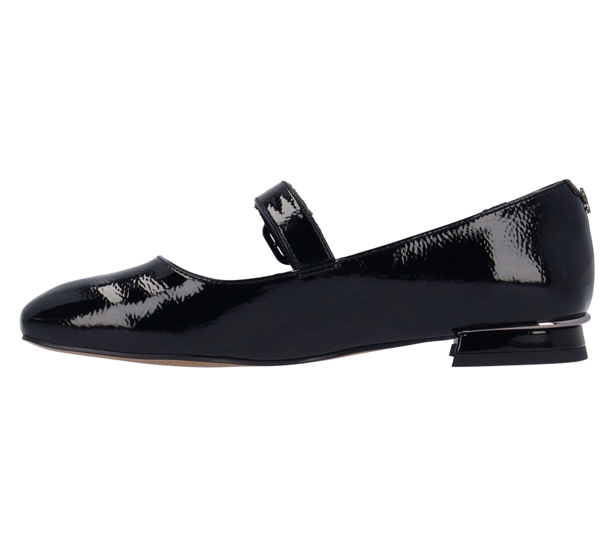 J. Renee' Mary Jane Flat - Faron Synthetic Patent - QVC.com