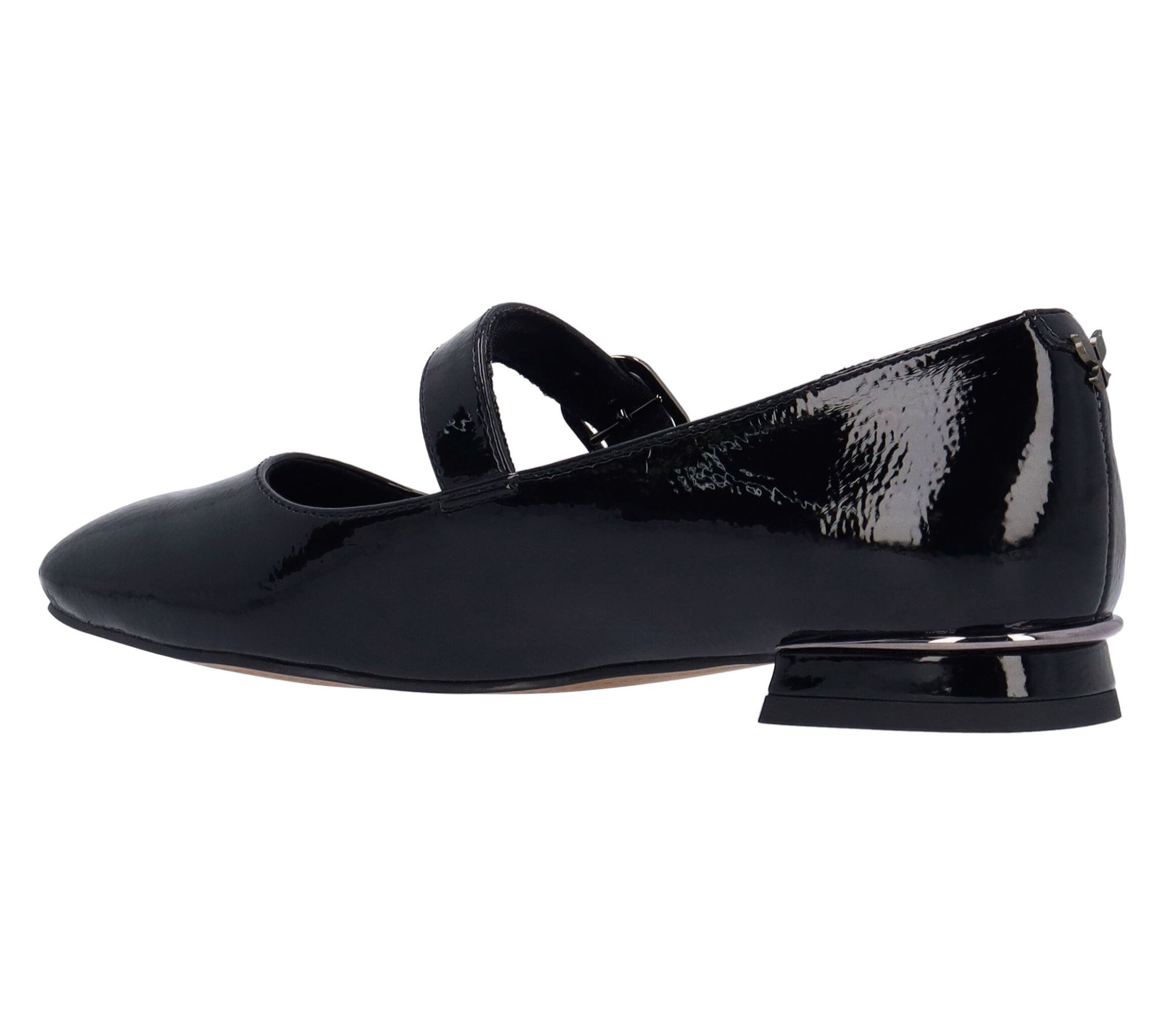 J. Renee' Mary Jane Flat - Faron Synthetic Patent - QVC.com