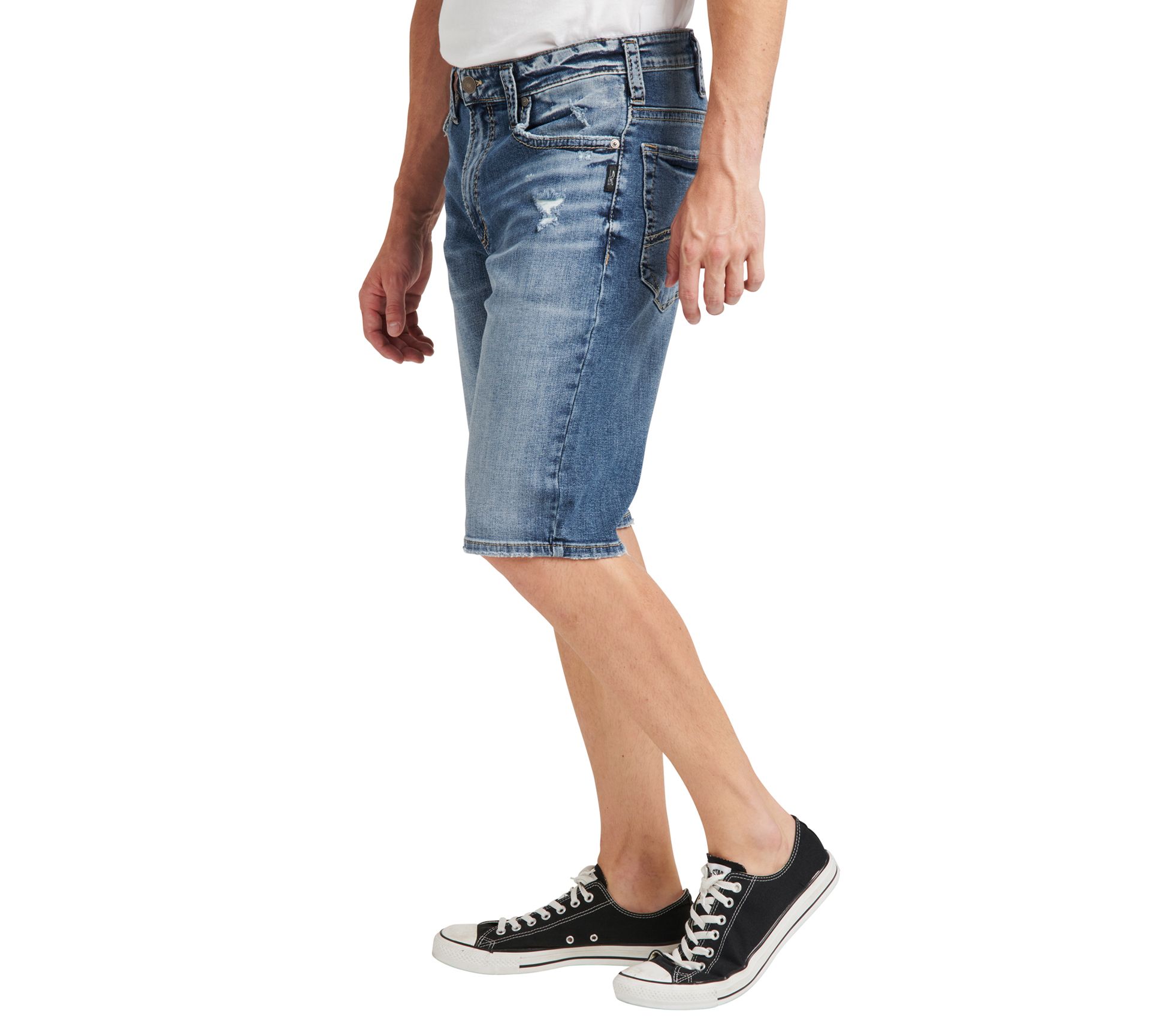 Silver Jeans Co. Men's Gordie Loose Fit Short-EPK322 - QVC.com