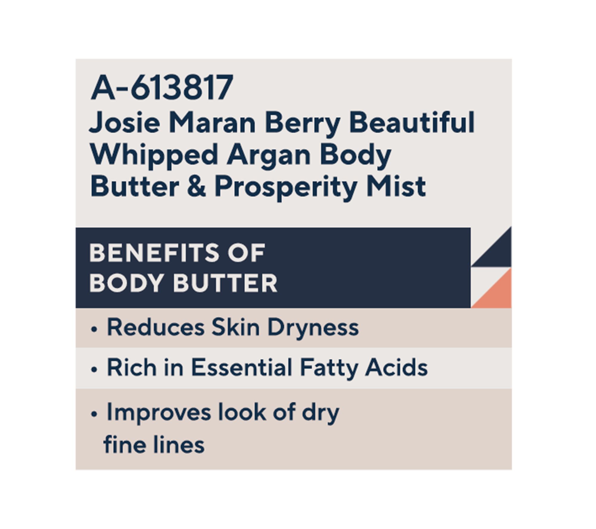 Josie Maran Berry Beautiful Whipped Argan Body Butter & Prosperity Mist ...