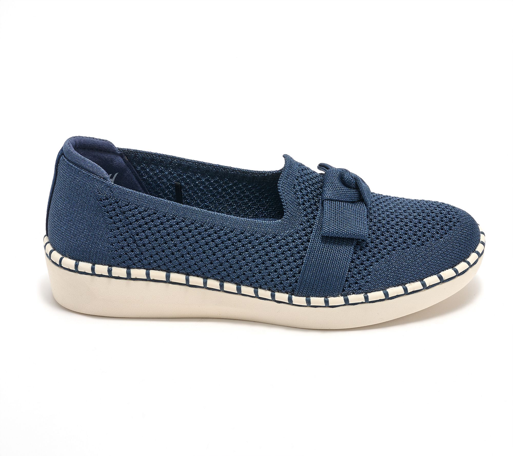 Skechers Sepulveda 2.0 Vegan Washable Bow Knit Loafer - Velvet Sky - QVC.com