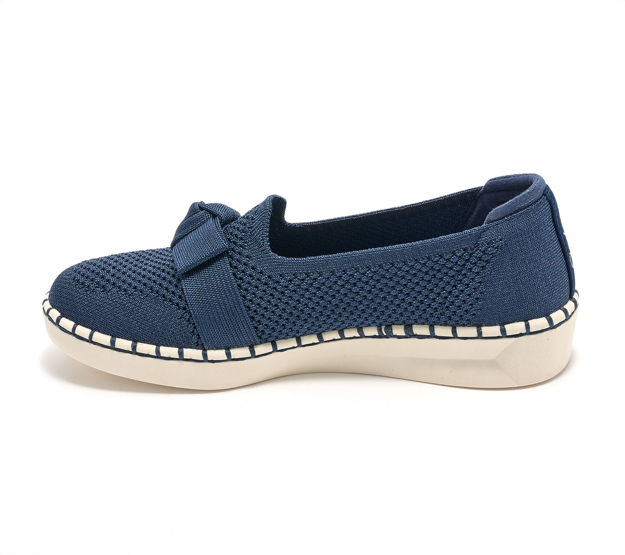 Skechers Sepulveda 2.0 Vegan Washable Bow Knit Loafer - Velvet Sky - QVC.com