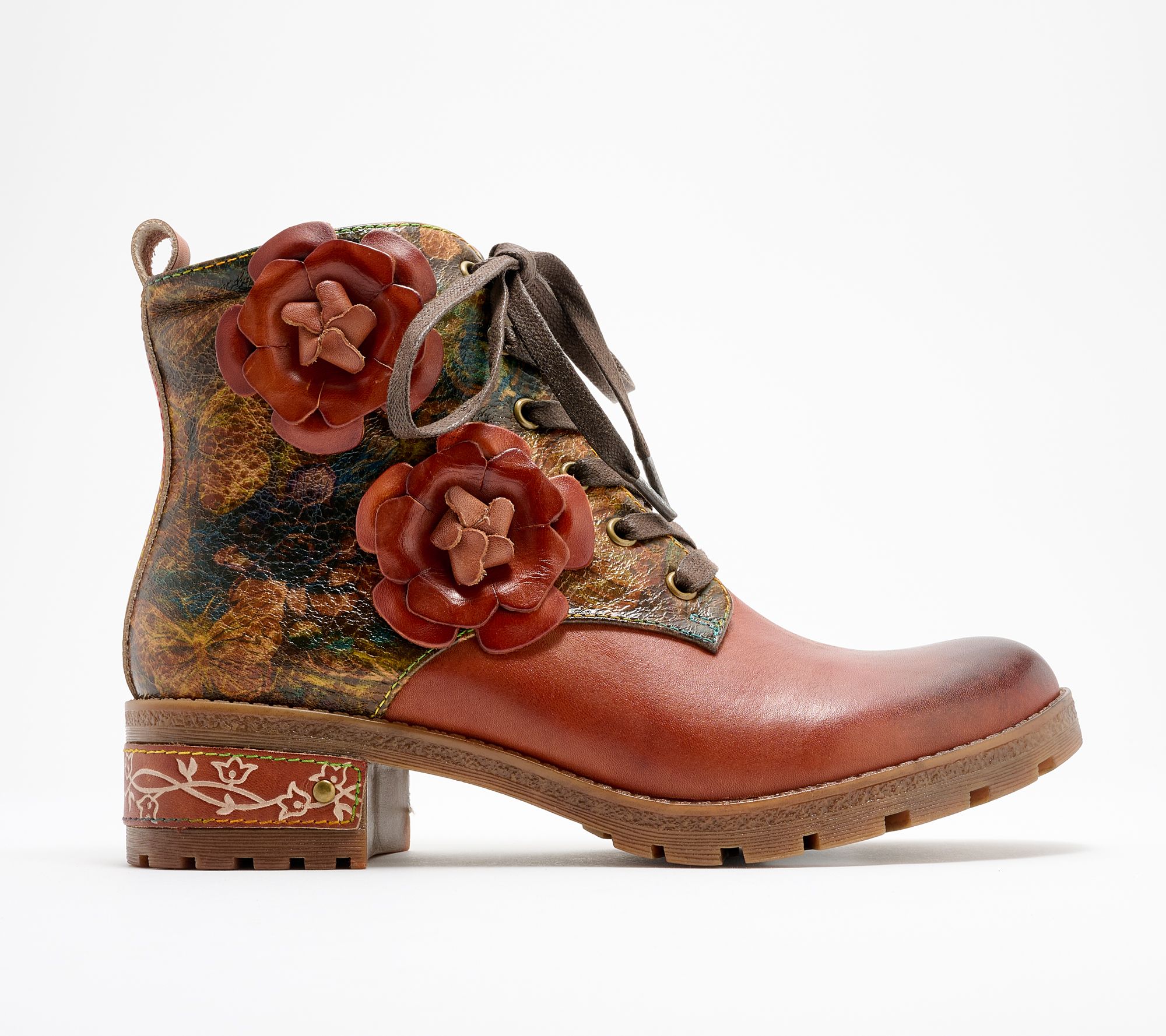 L'Artiste by Spring Step Lace-Up Boots - Martinela - QVC.com