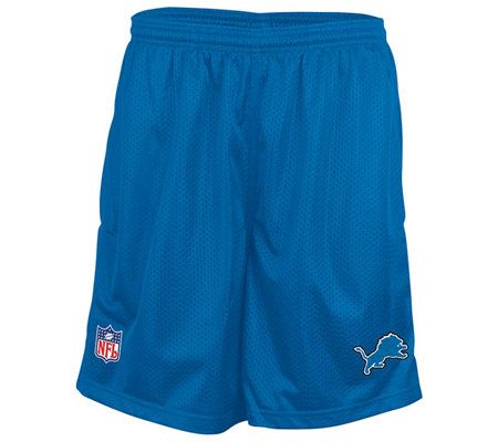 NFL Detroit Lions Coaches Mesh Shorts - QVC.com