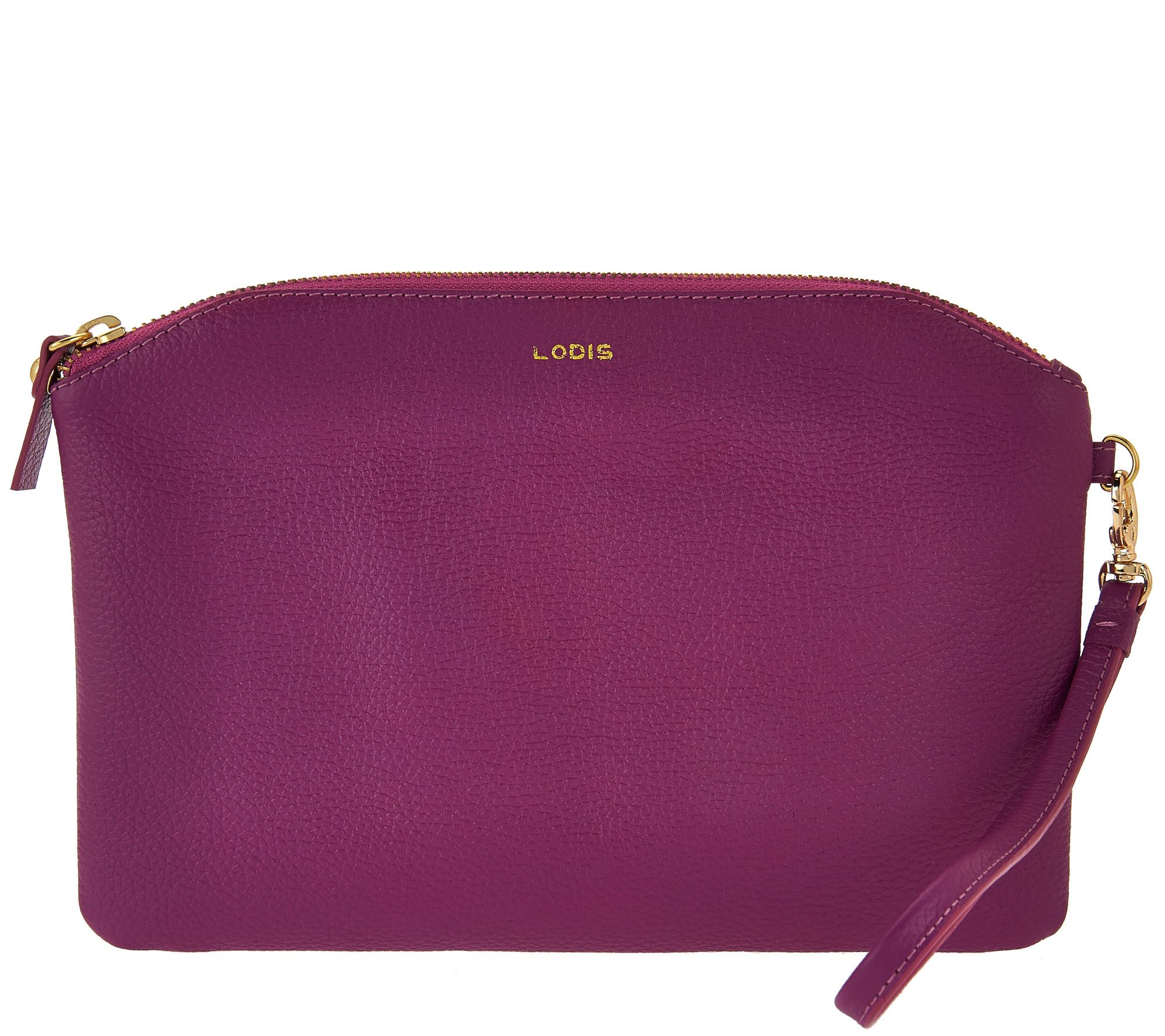 "As Is" LODIS Leather RFID Pouch and Coin Purse Set - QVC.com