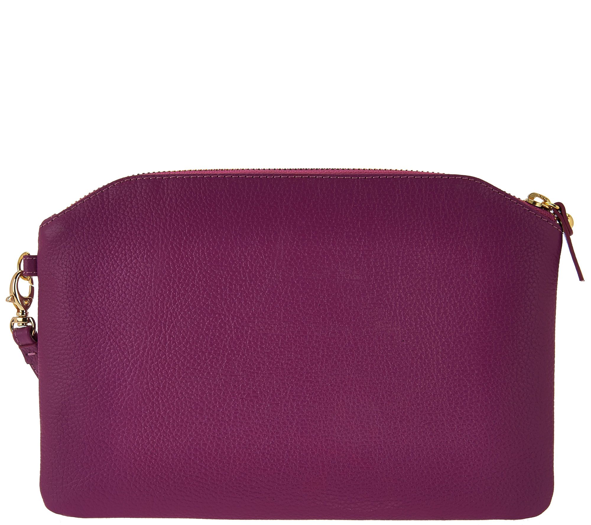 "As Is" LODIS Leather RFID Pouch and Coin Purse Set - QVC.com
