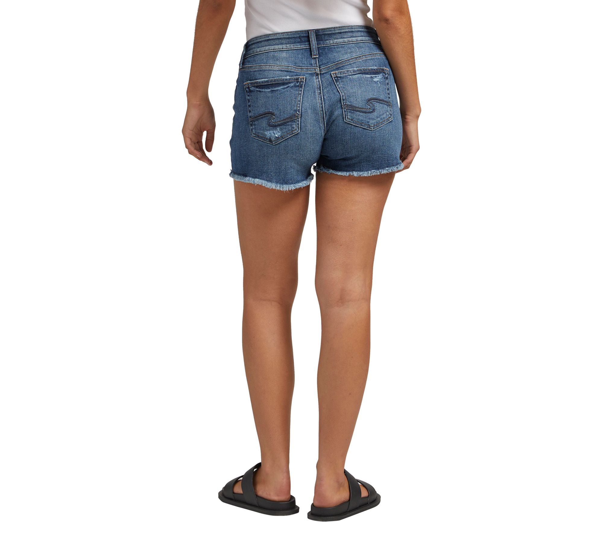 Silver Jeans Co. Suki Mid-Rise Short-EAE393 - QVC.com