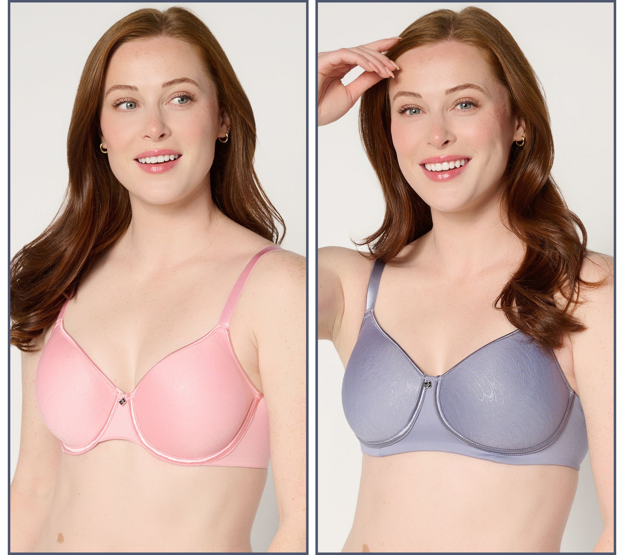 (QVC) Breezies Featherlite Underwire or Wirefree T-Shirt Bra – TVShoppingQueens