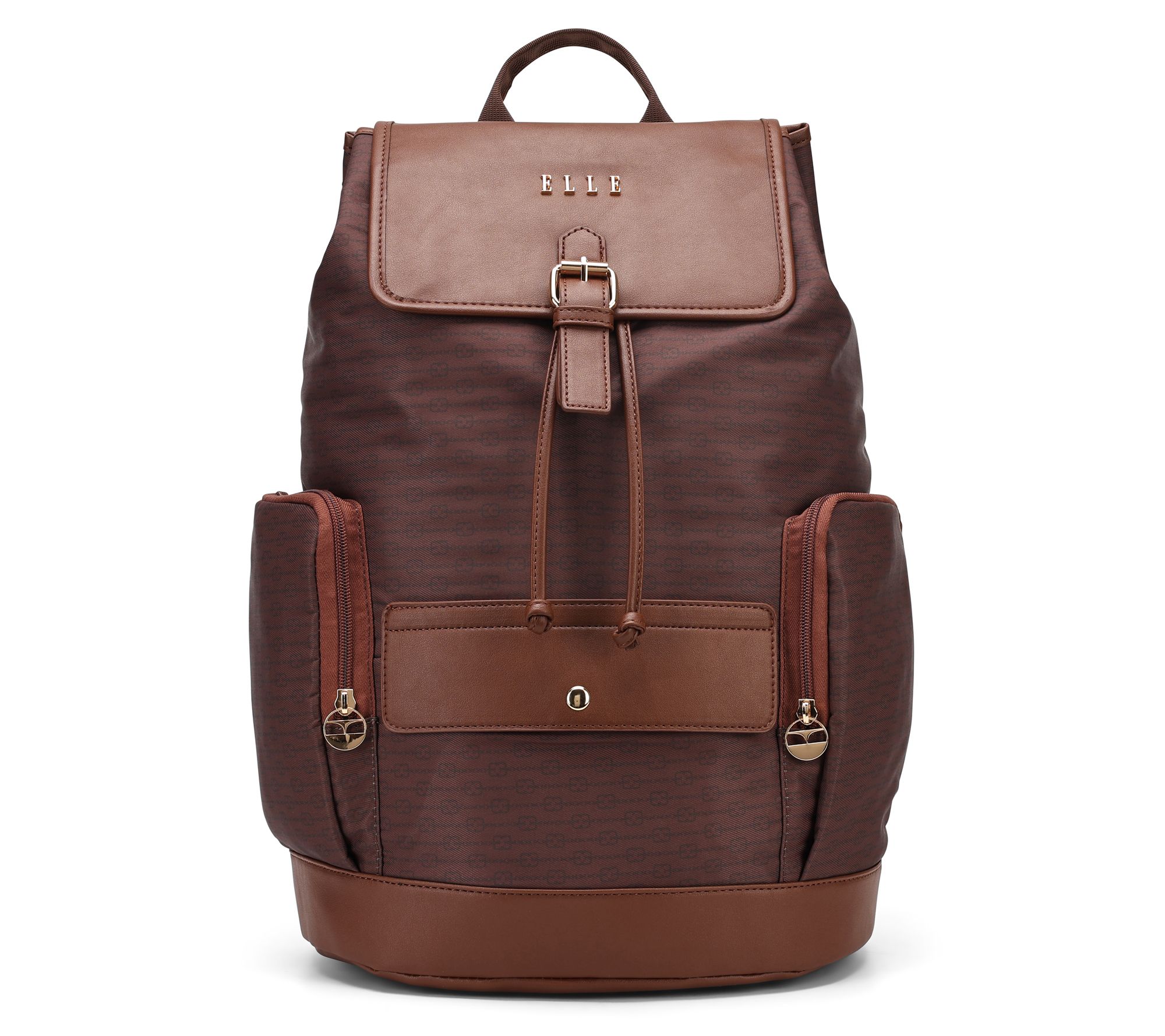 ELLE Eleganza Monogram Backpack - QVC.com