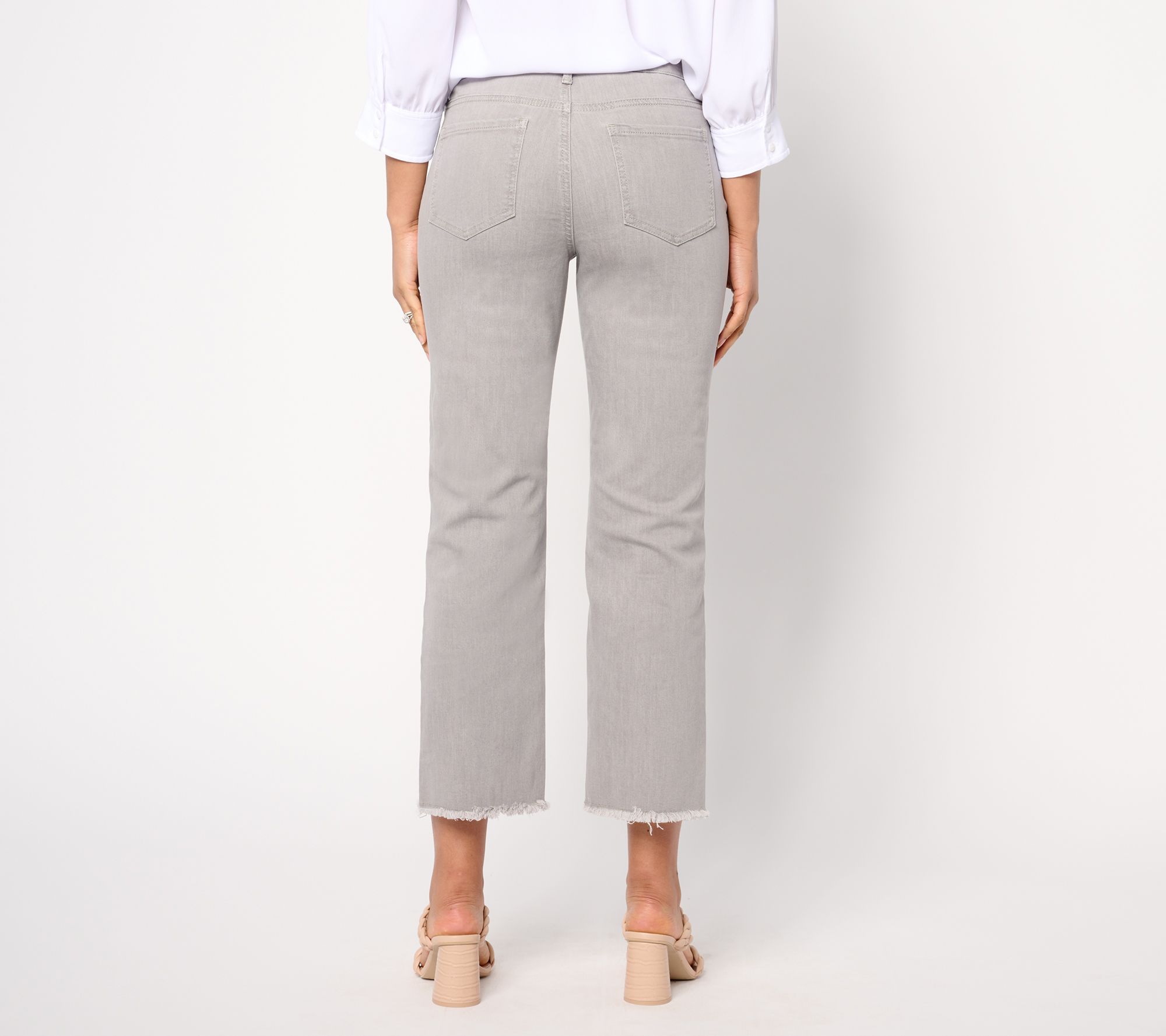 "As Is" NYDJ Marilyn Ankle with Fray Hem in Cool Embrace - Charisma ...