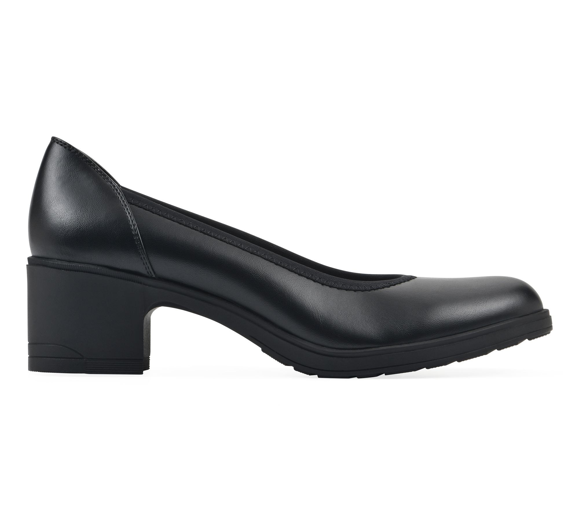 Cliffs by White Mountain Block Heel Pump - Huntor - QVC.com