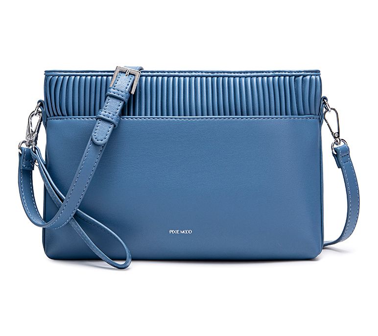 Pixie Mood Jaelyn Vegan Leather Pleated Pouch - QVC.com