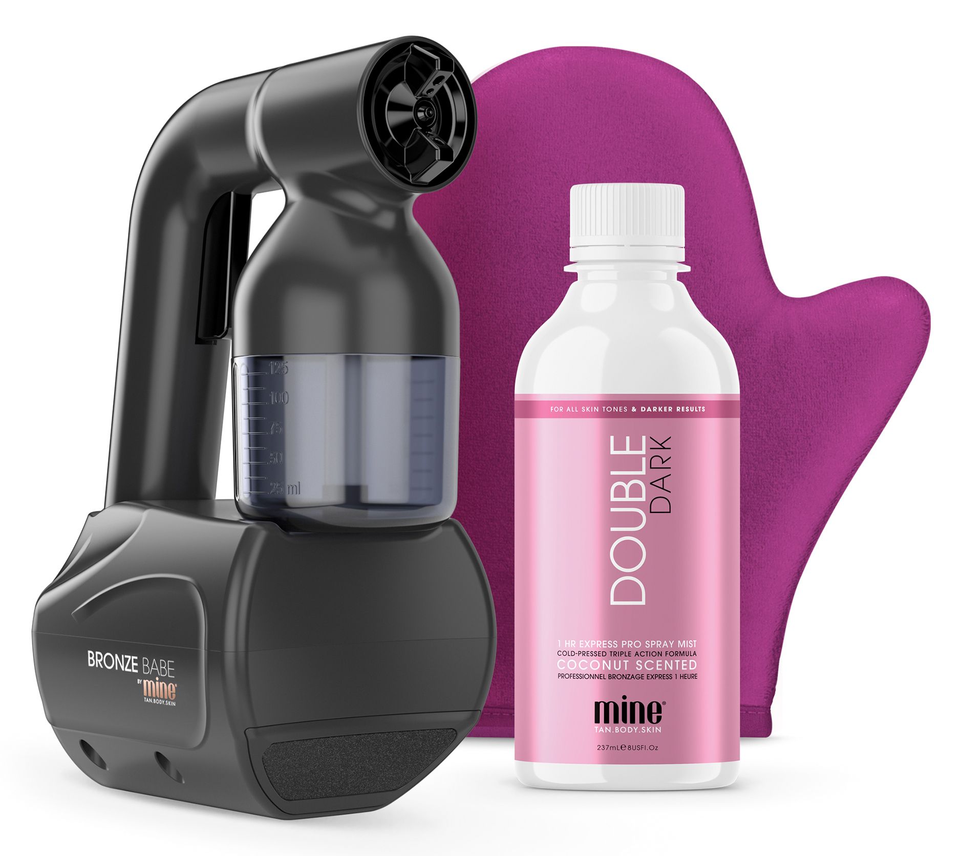 Mine Tan Bronze Babe Home Spray Tan Kit - QVC.com