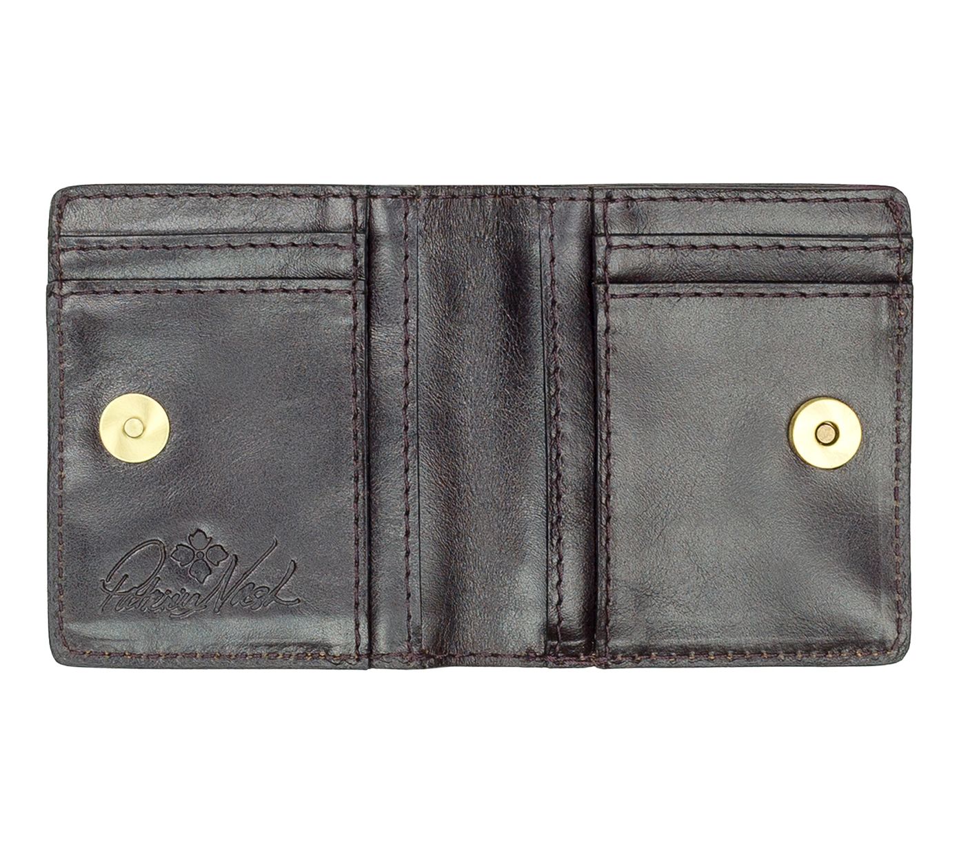 Patricia Nash Eliza Leather Wallet with Braid Detail - QVC.com