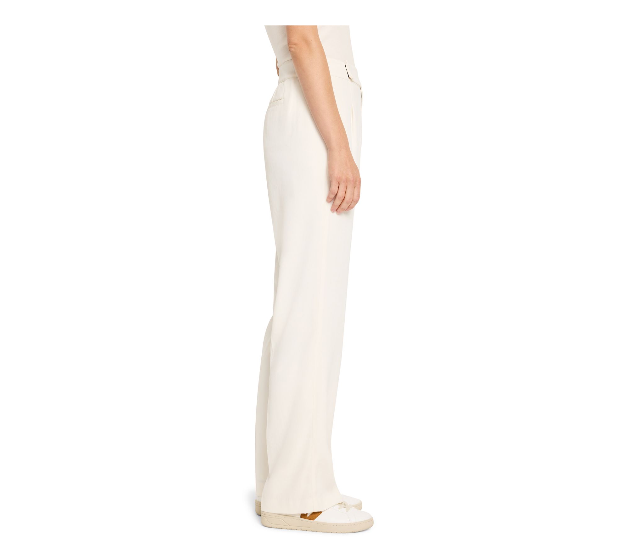 NIC+ZOE 31" Eliot Wide Leg Cavalry Twill Trouser - QVC.com