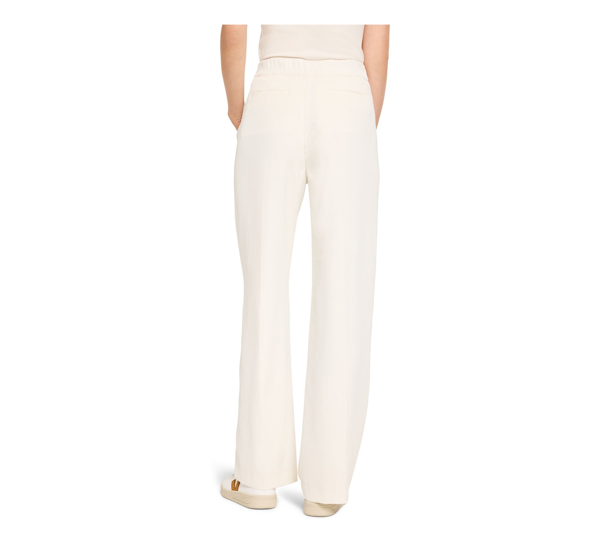 NIC+ZOE 31" Eliot Wide Leg Cavalry Twill Trouser - QVC.com