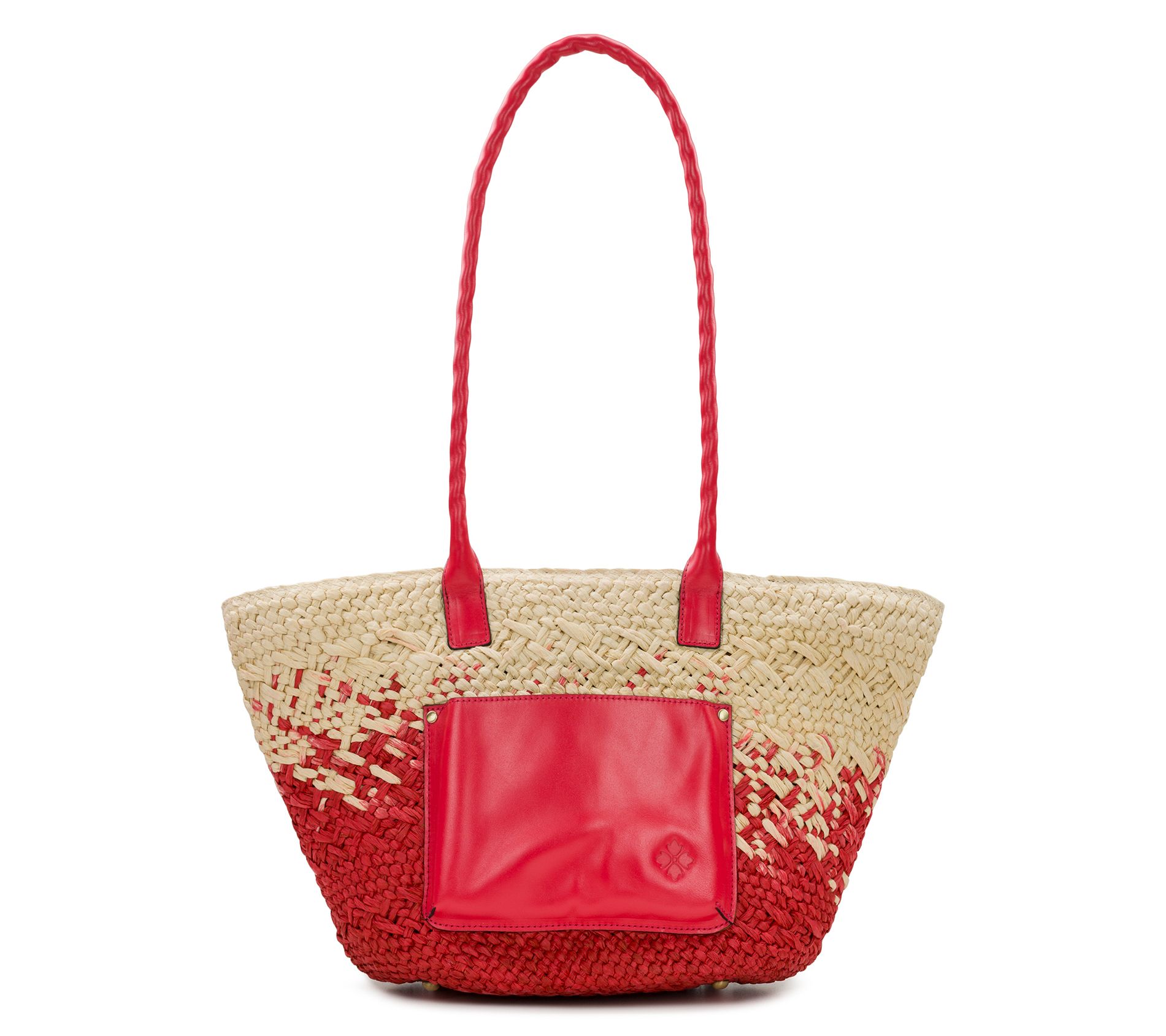 Patricia Nash Calypso Woven Straw Tote w/ GreekOmbre Scarf - QVC.com