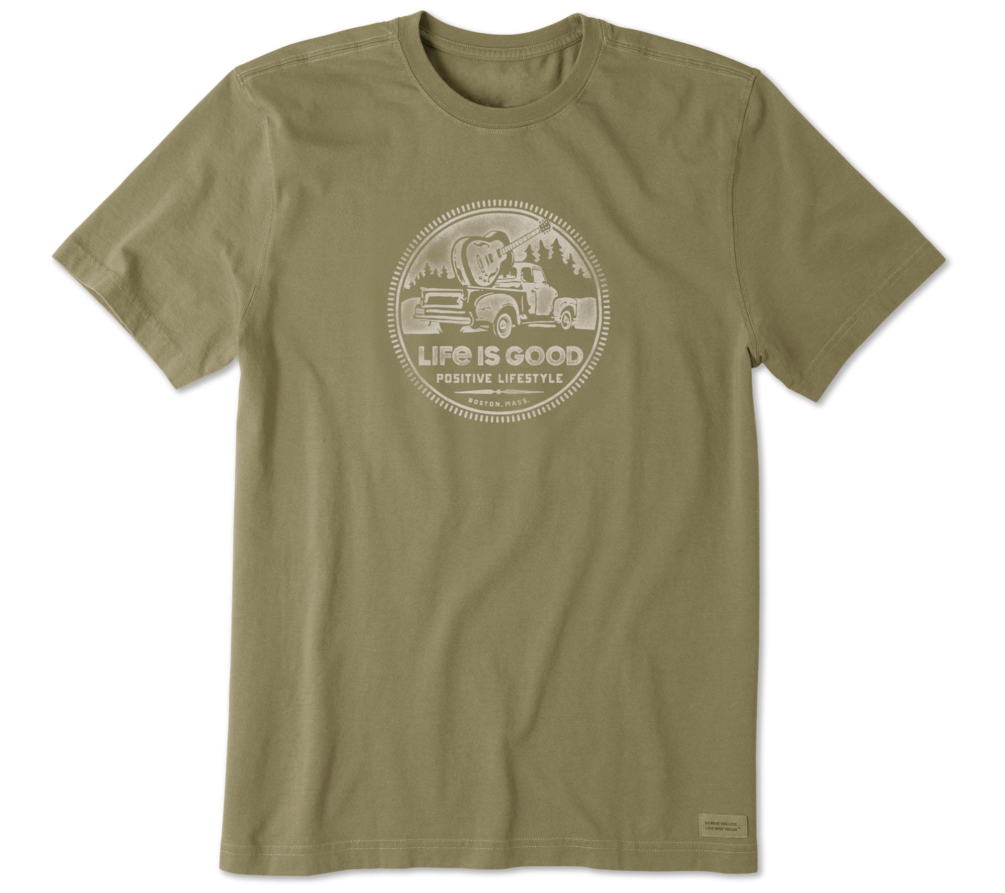 Life is Good Men's Crusher Truck T-Shirt - QVC.com