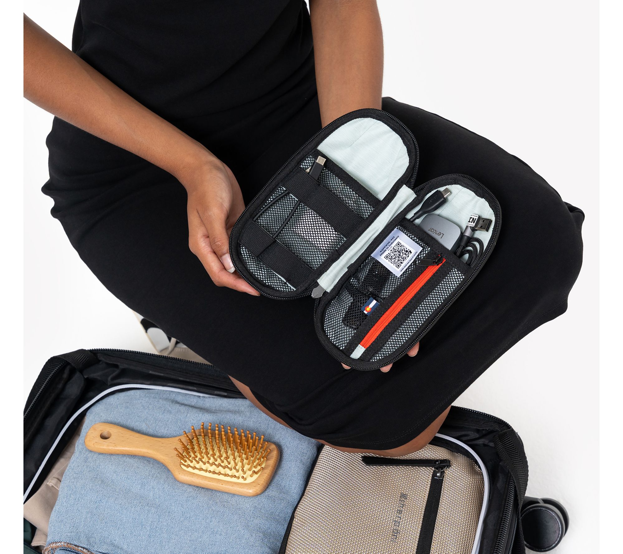 Sherpani Mini Co-Pilot Travel Cable Case - QVC.com