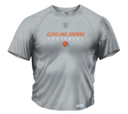NFL Cleveland Browns Speedwick Short Sleeve T-Shirt - QVC.com