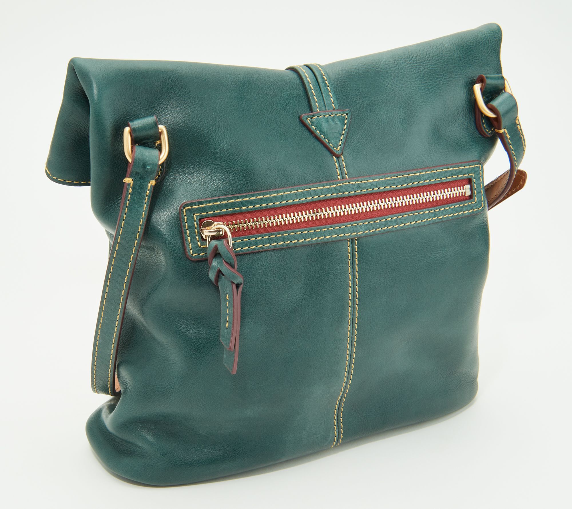 "As Is" Dooney & Bourke Florentine Medium Toggle Crossbody - QVC.com