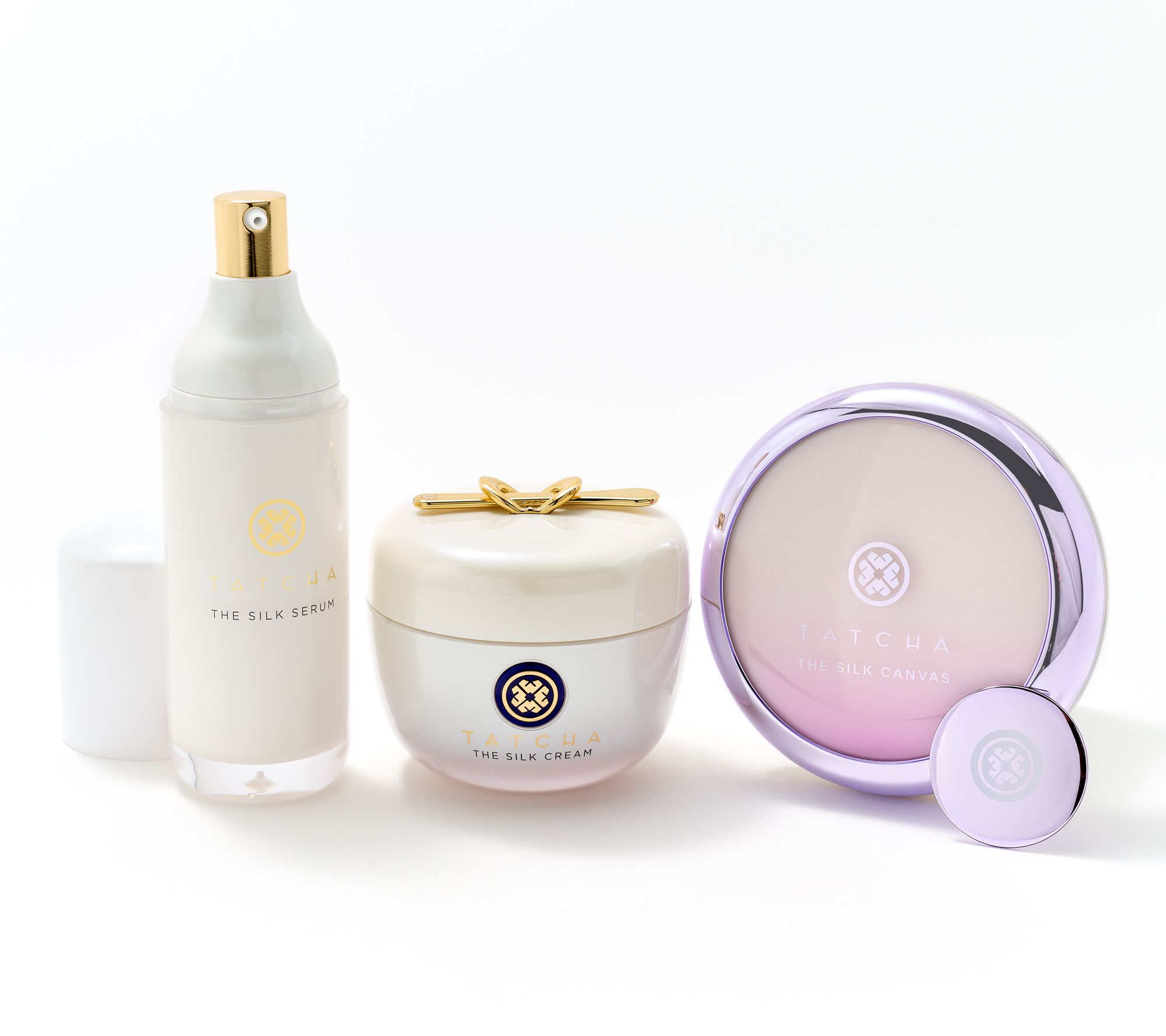 TATCHA Silk Cream, Silk Canvas, & Silk Serum - QVC.com