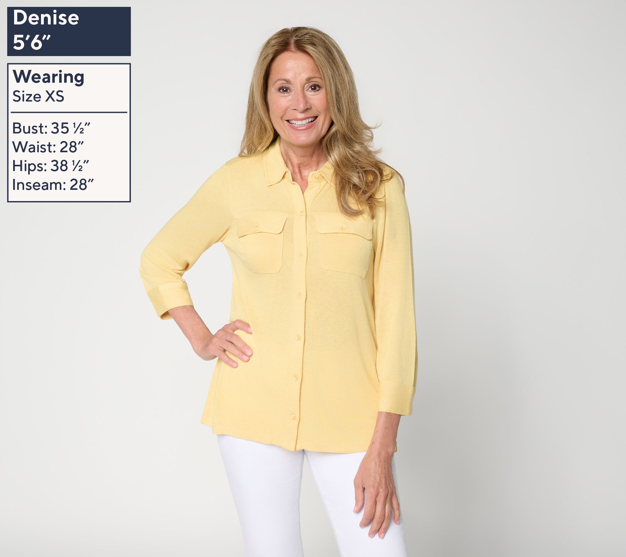 BEAUTIFUL by Lawrence Zarian California Cool Button Front Shirt - QVC.com