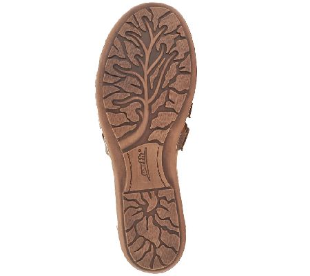 Earth Leather Multi-strap Sandals - Bay - QVC.com