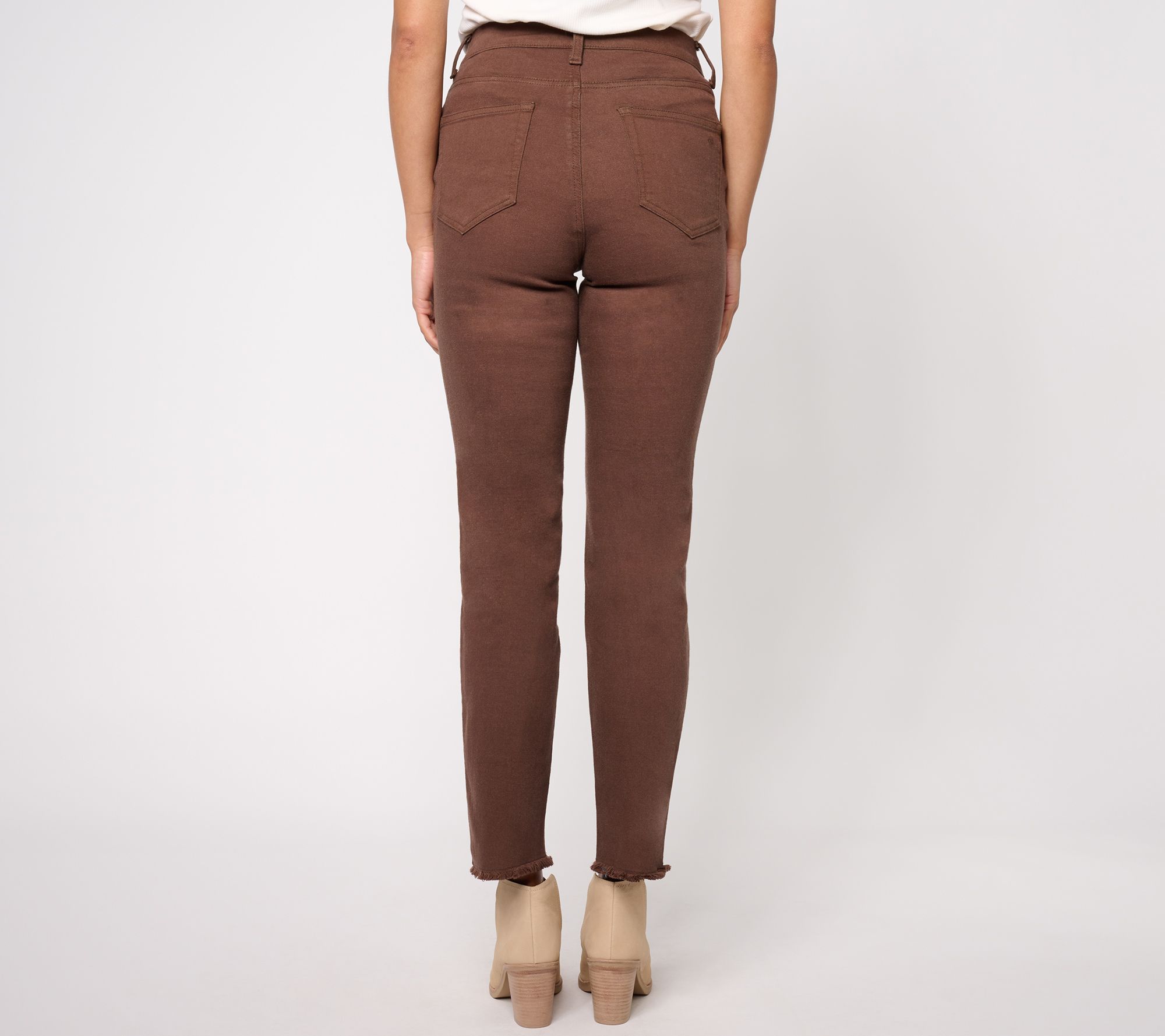 "As Is" Canyon Retreat Angled Pocket Colored Denim Pants - QVC.com