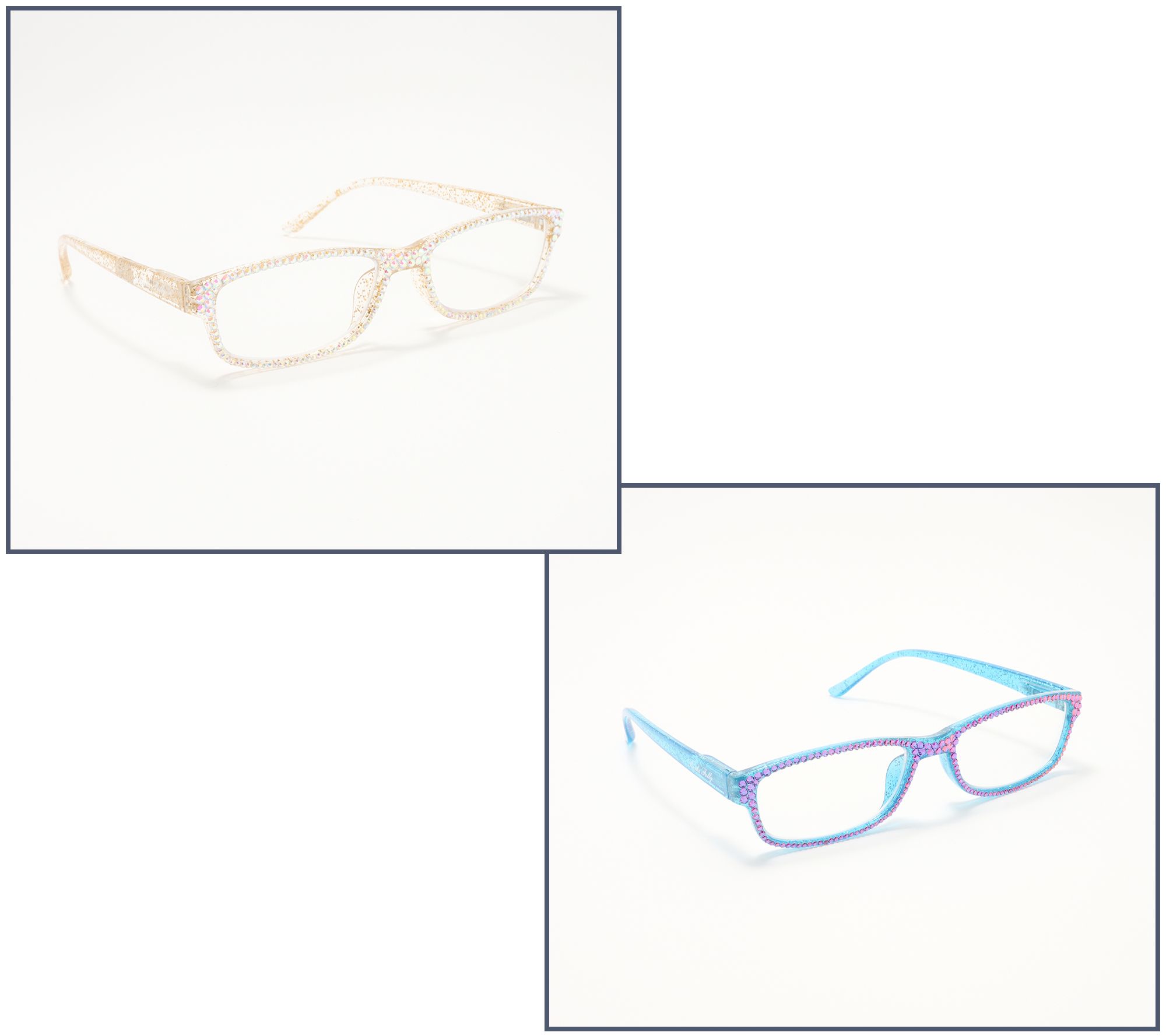 Kirks Folly Glitter Goddess Reading Glasses - QVC.com