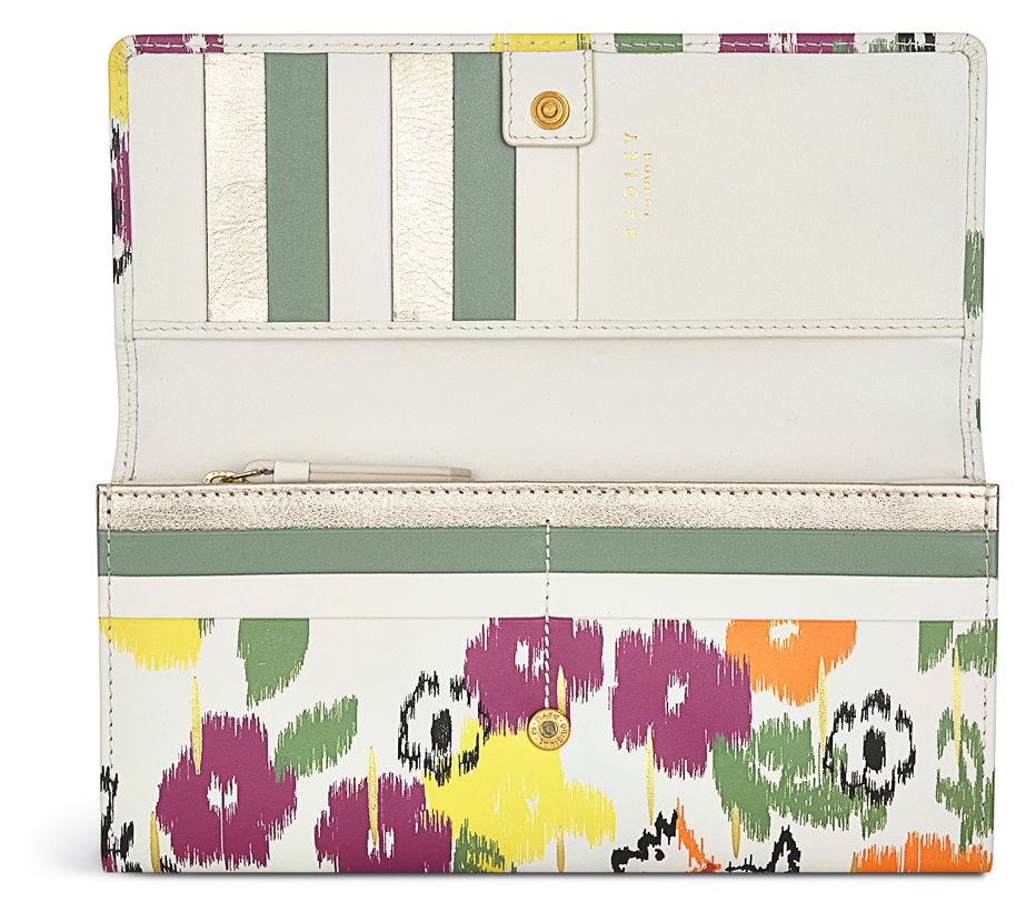 RADLEY London Flower Ikat - Large Flapover Wallet - QVC.com