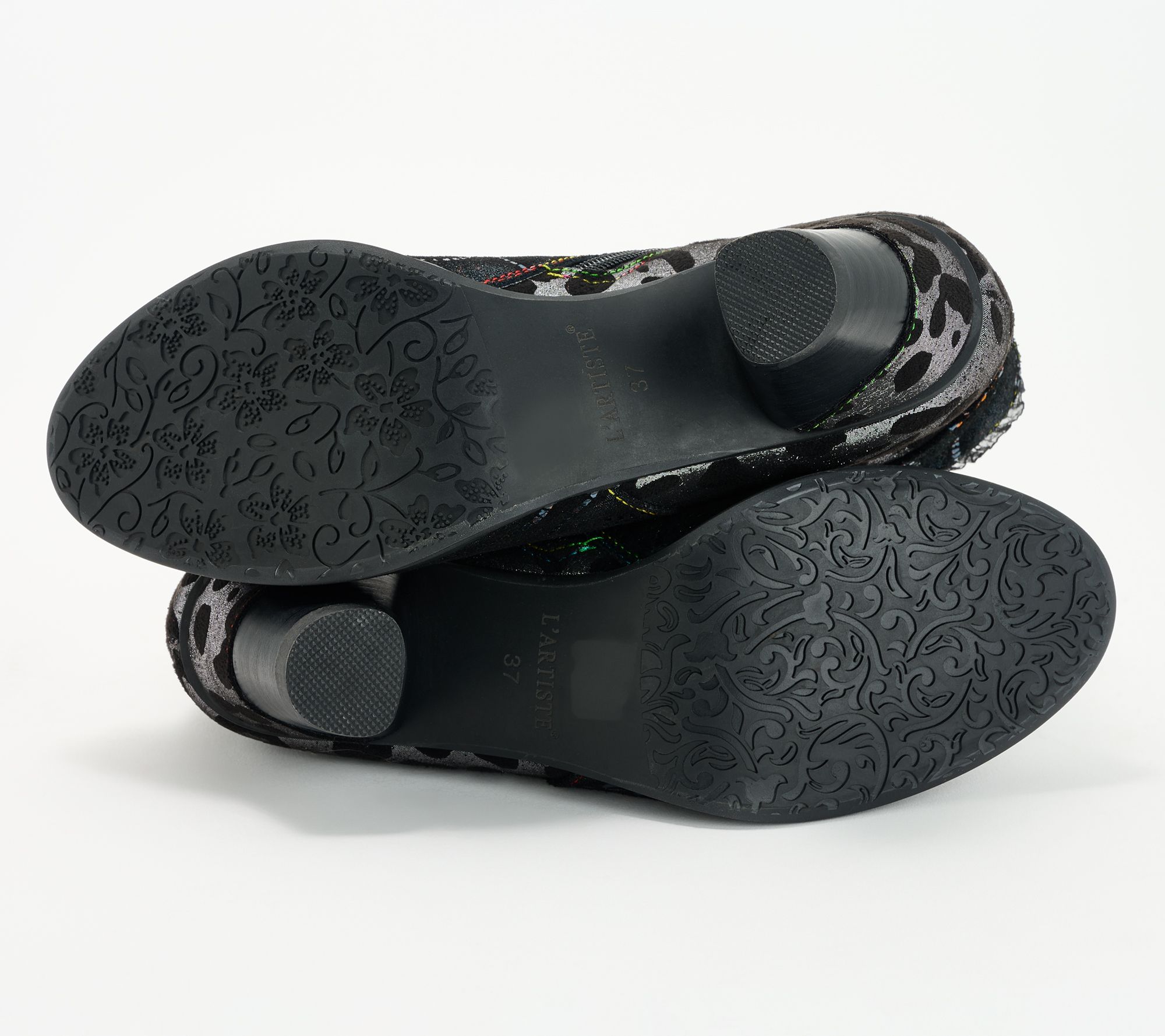 L'Artiste by Spring Step Leather Heeled Ankle Boots - Dessa - QVC.com