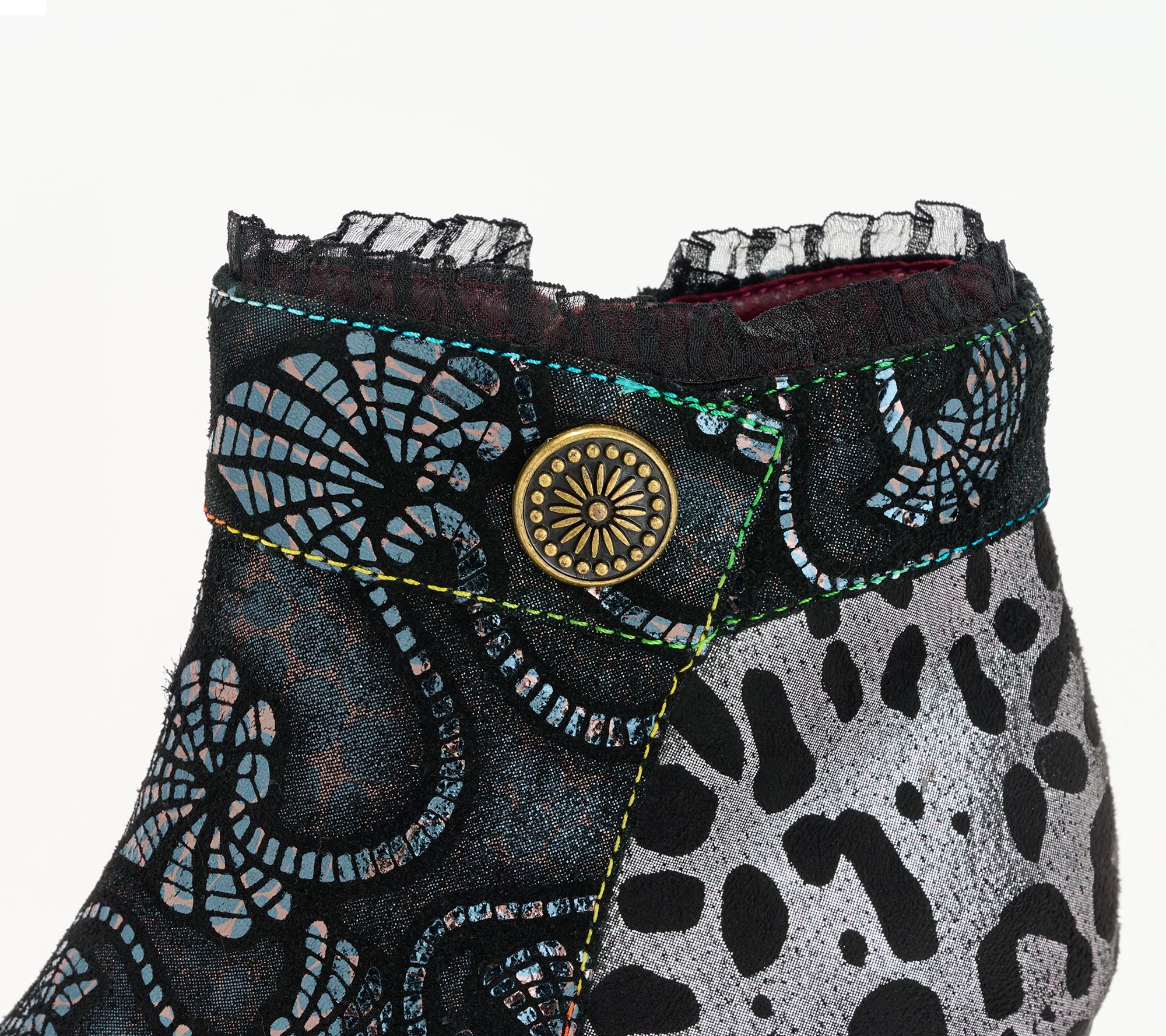 L'Artiste by Spring Step Leather Heeled Ankle Boots - Dessa - QVC.com