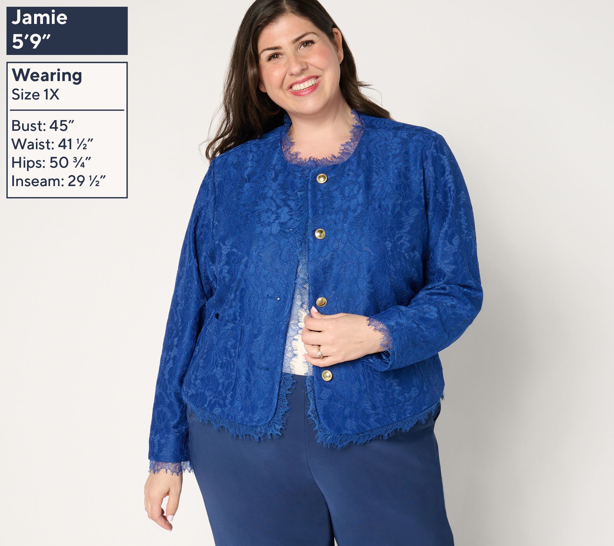 "As Is" BEAUTIFUL by Lawrence Zarian Button Front Knit Jacket - QVC.com