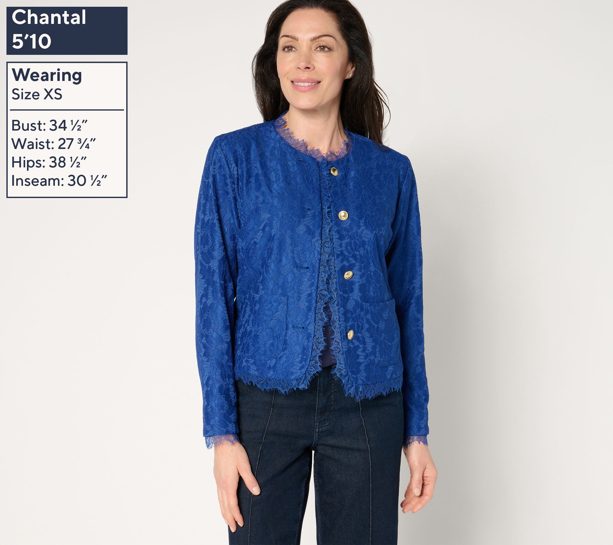 "As Is" BEAUTIFUL by Lawrence Zarian Button Front Knit Jacket - QVC.com