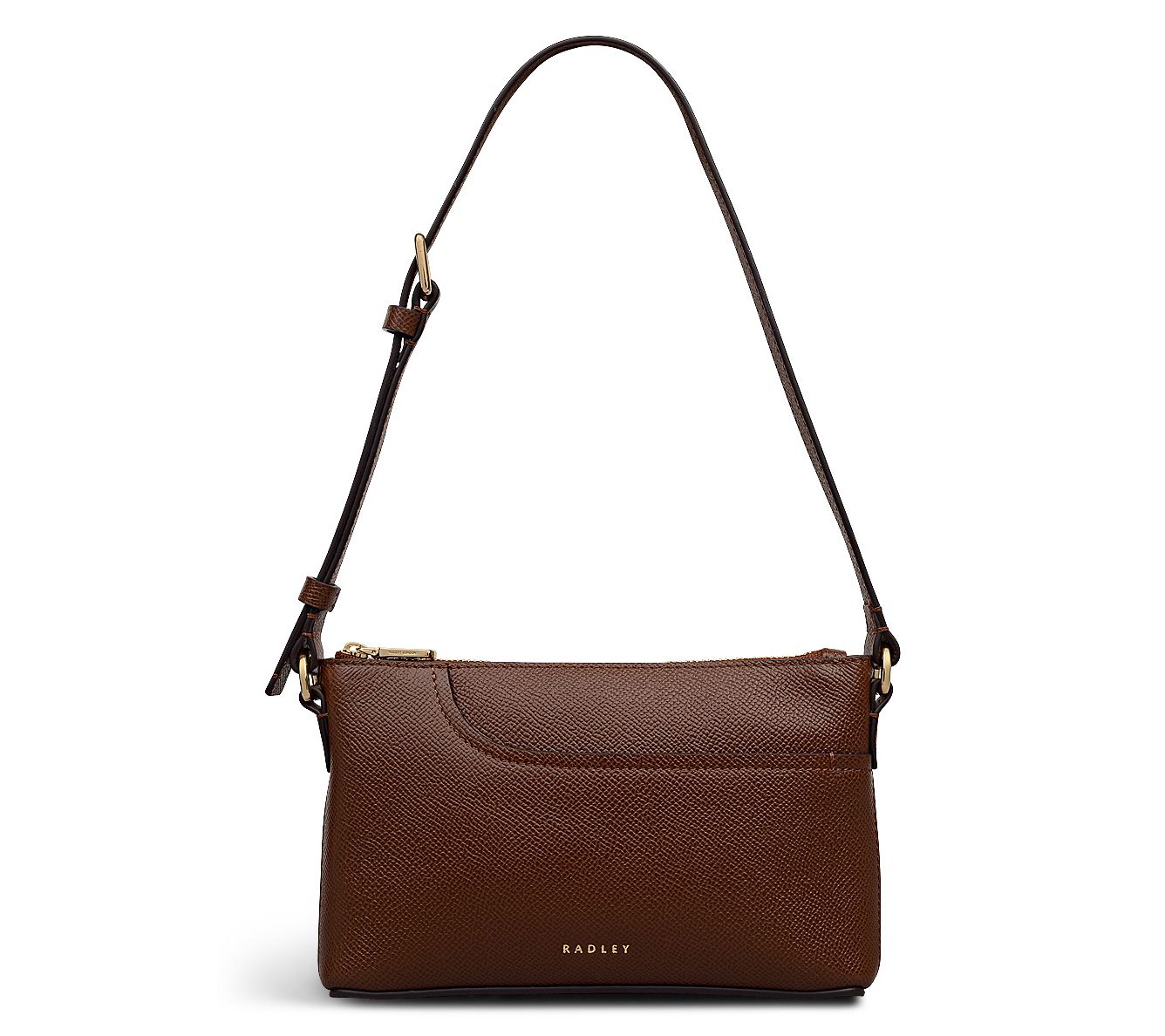 RADLEY London Pockets Texture Mini Zip Leather Shoulder Bag - QVC.com