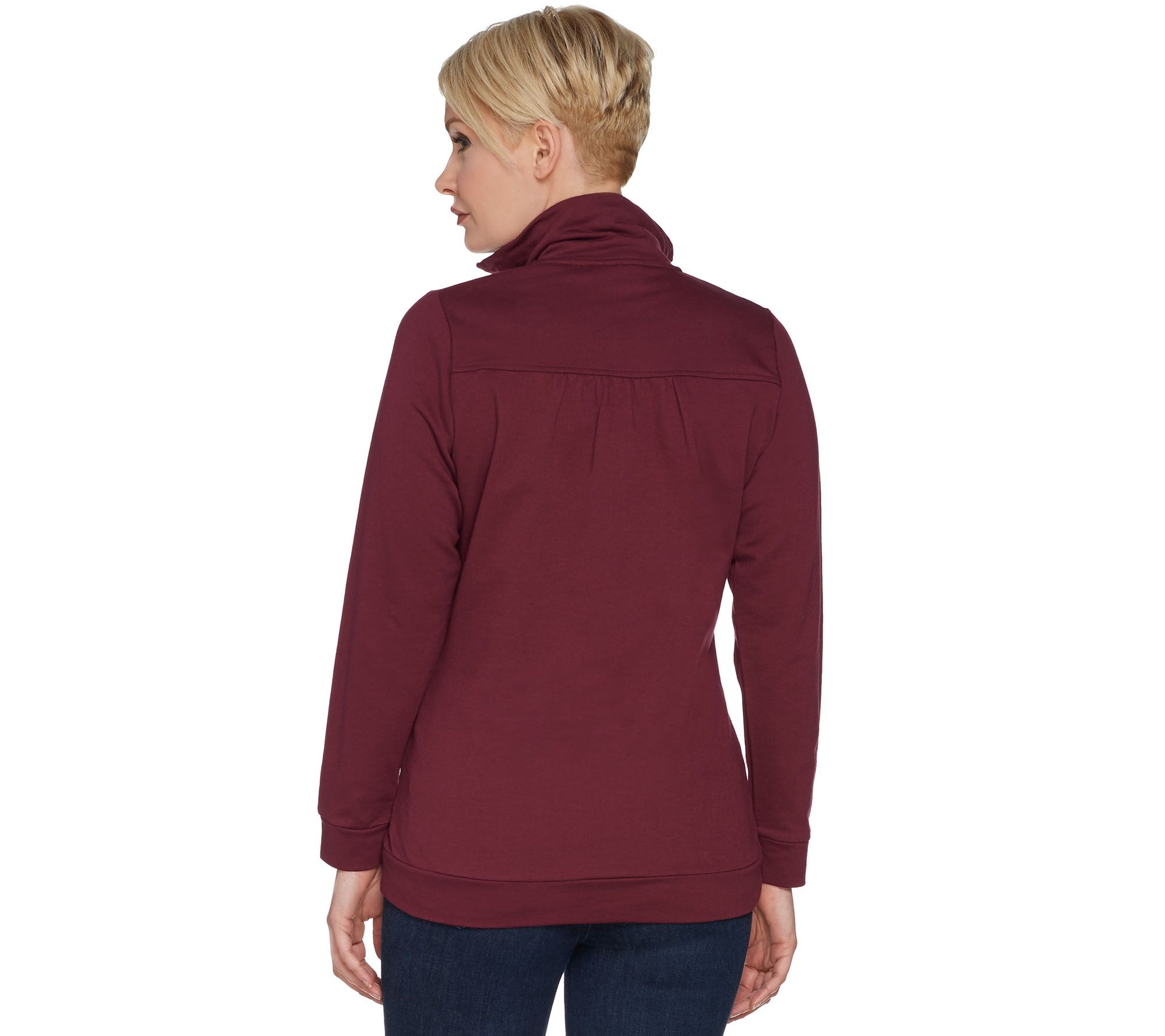 "As Is" Quacker Factory Zip Front Rhinestone Jacket - QVC.com