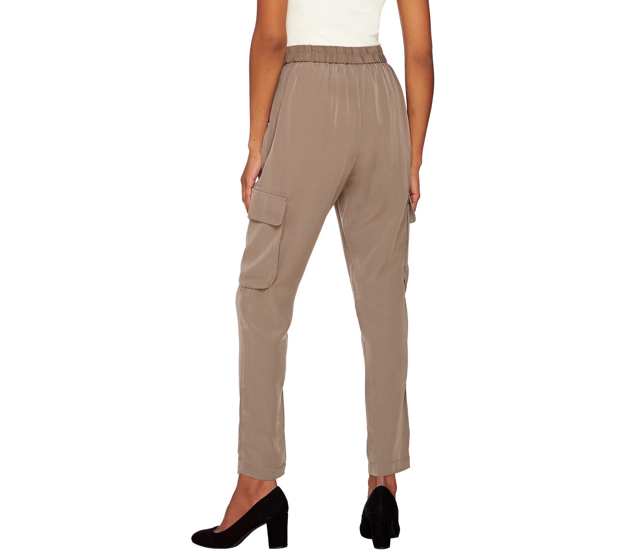 "As Is" Lisa Rinna Collection Straight Leg Cargo Pants - QVC.com