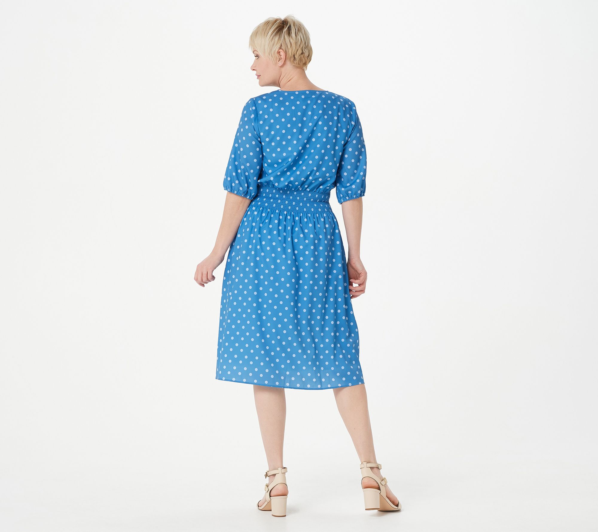 "As Is" StyleList by Micaela Pet Button Front Dress - QVC.com