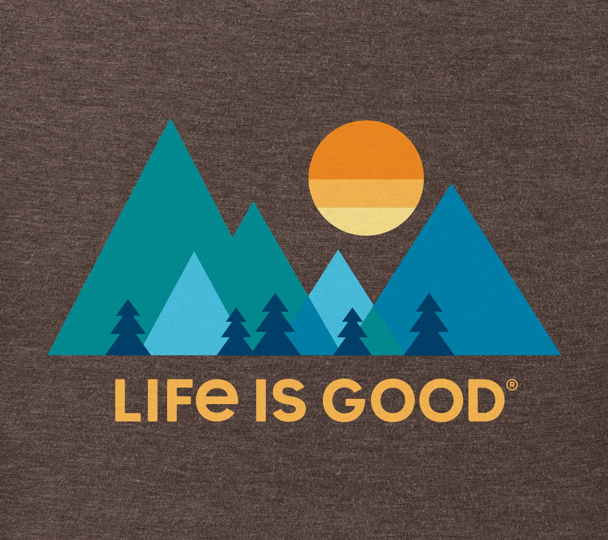 Life is Good Minimalist Landscape Men's CrusherTee - QVC.com