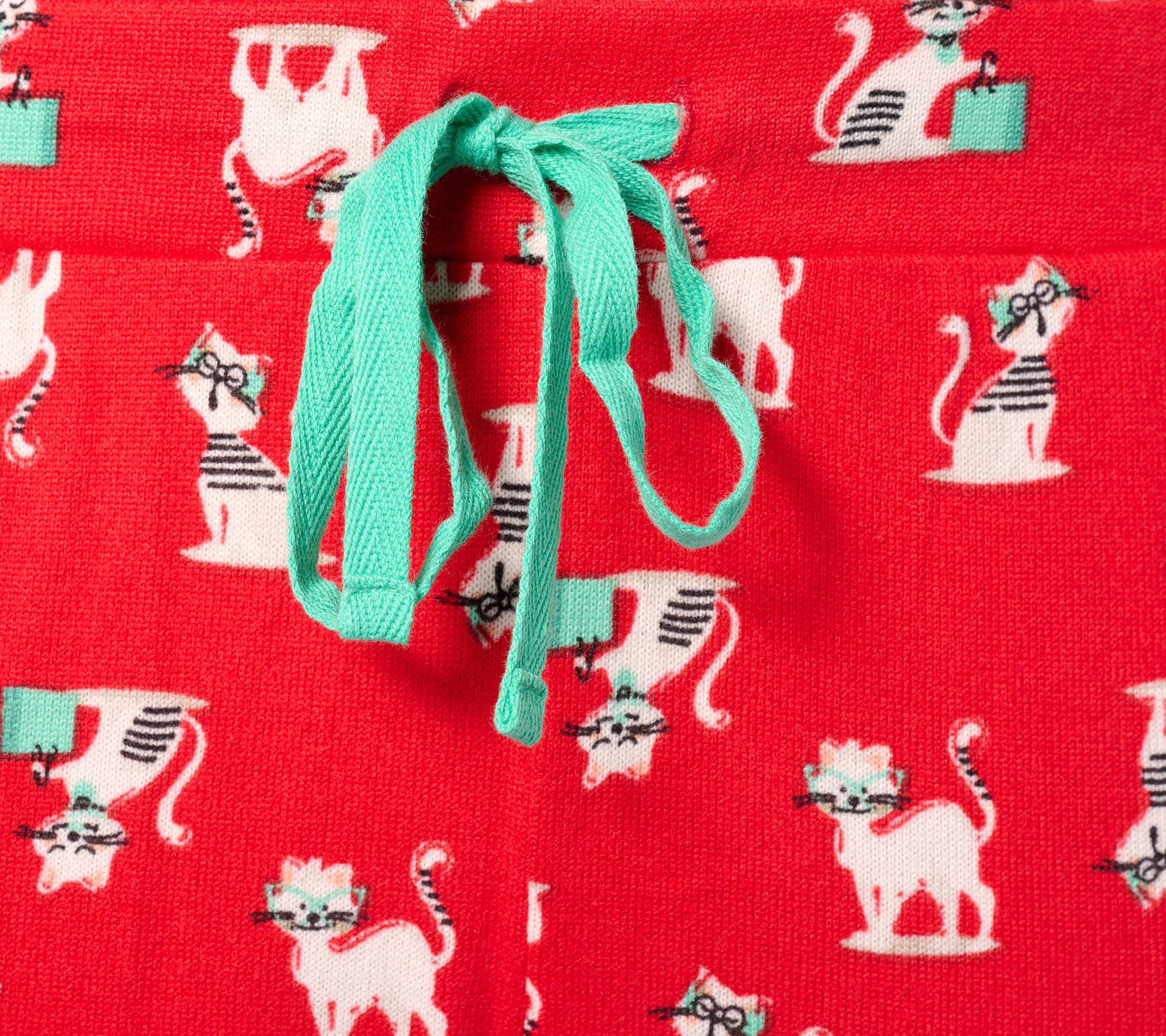 "As Is" MUK LUKS x Jen Coffey Petite Holly Jolly Pajama Set - QVC.com