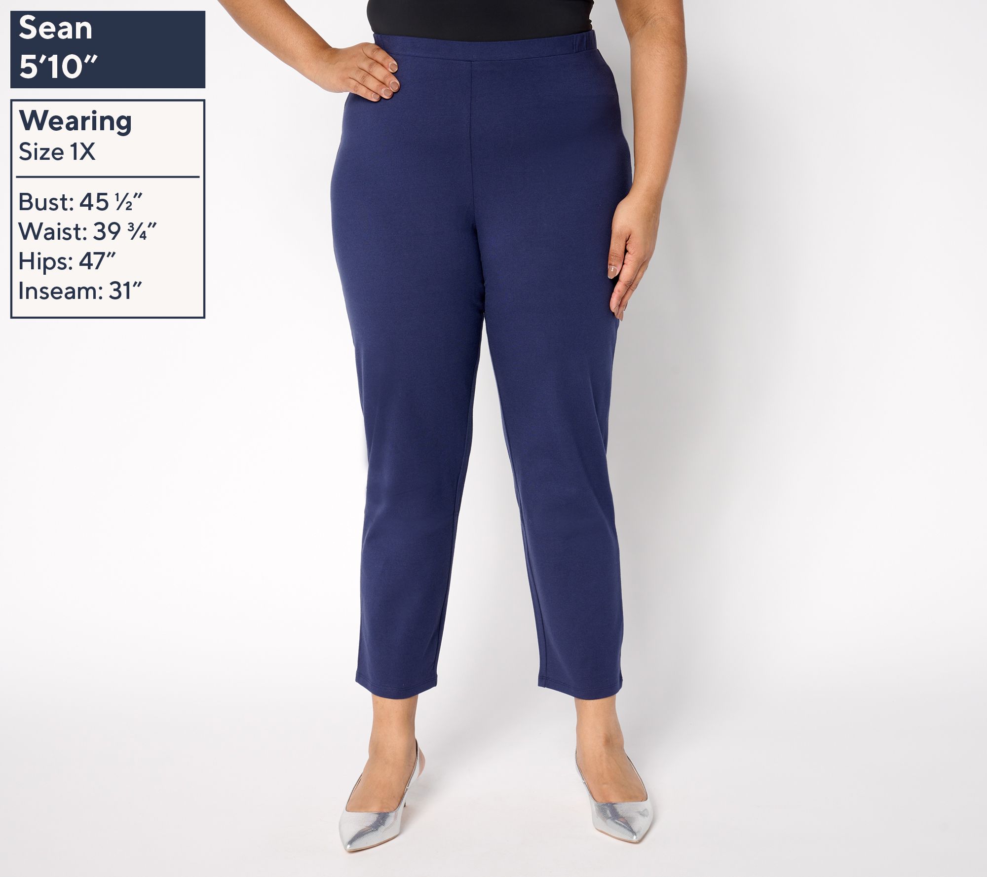 Women with Control Tall Set of 2 86/14 Slim Leg Pants - QVC.com
