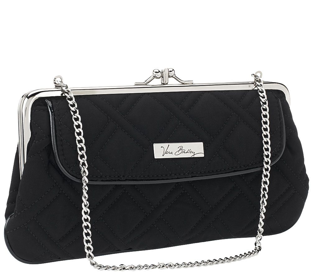 Vera Bradley Microfiber Kisslock Wallet - QVC.com