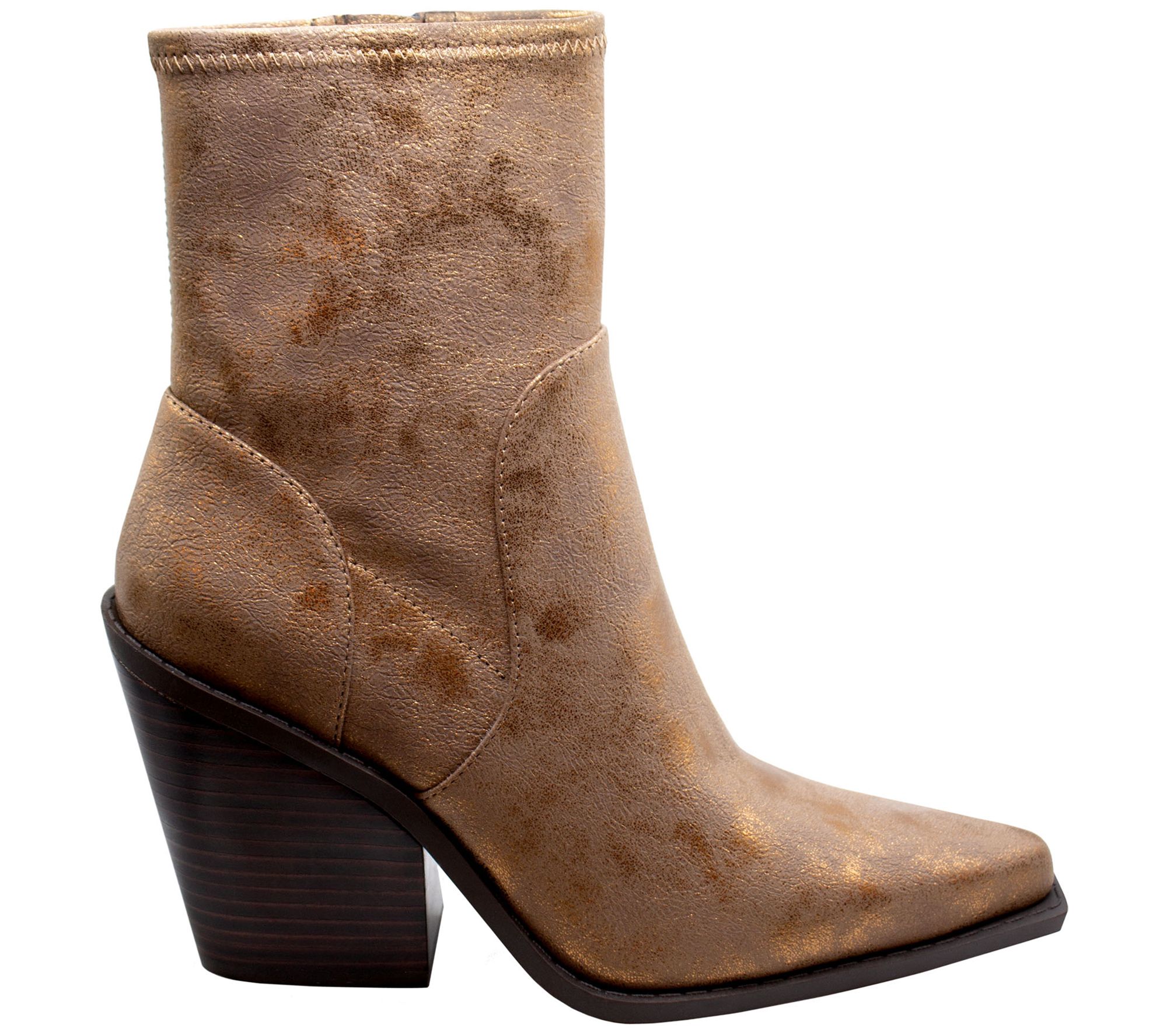 Charles by Charles David Western Bootie - Wynte - QVC.com